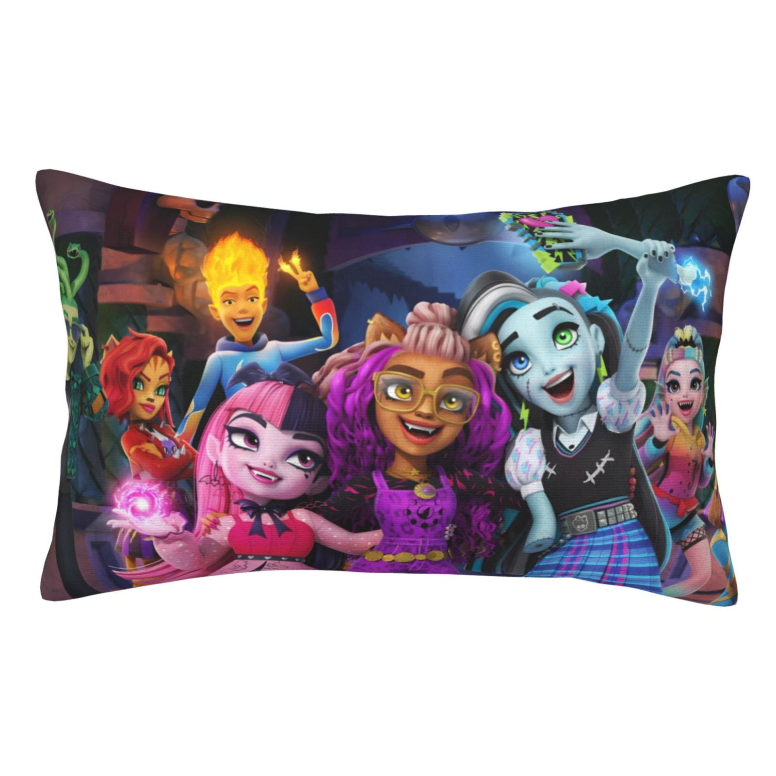 Sigee Monster High (28) for Pillow Cases Concealed Zipper Opening Soft ...