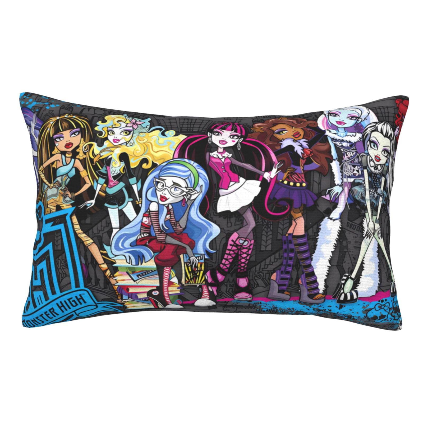 Sigee Monster High (61) for Pillow Cases Concealed Zipper Opening Soft ...