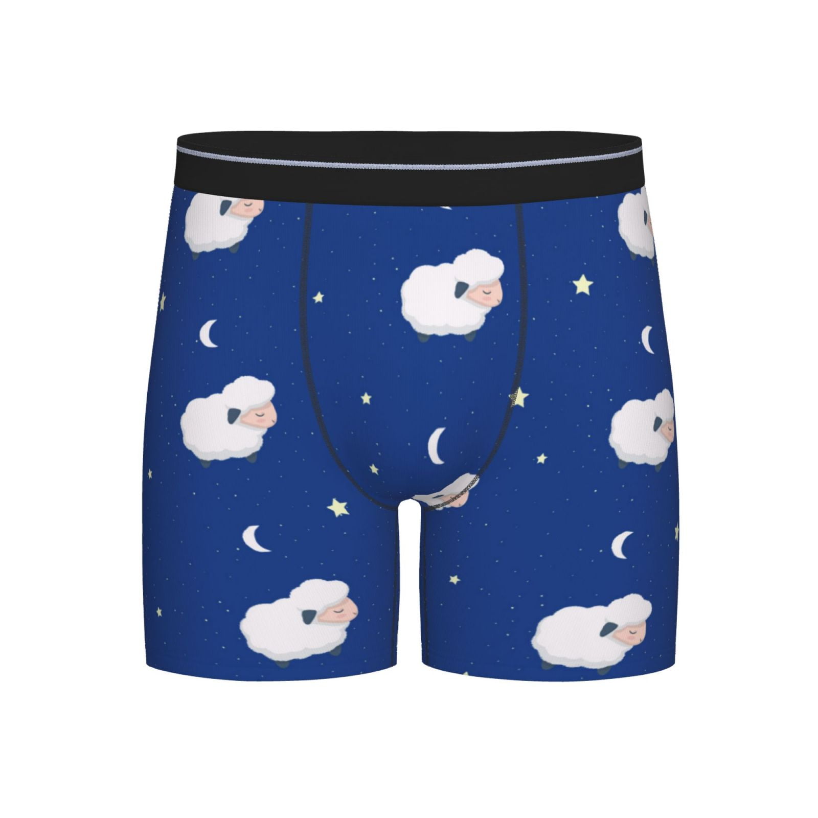 Sigee Moon Lamb for Men's Boxer Briefs,Moisture Wicking and Breathable ...