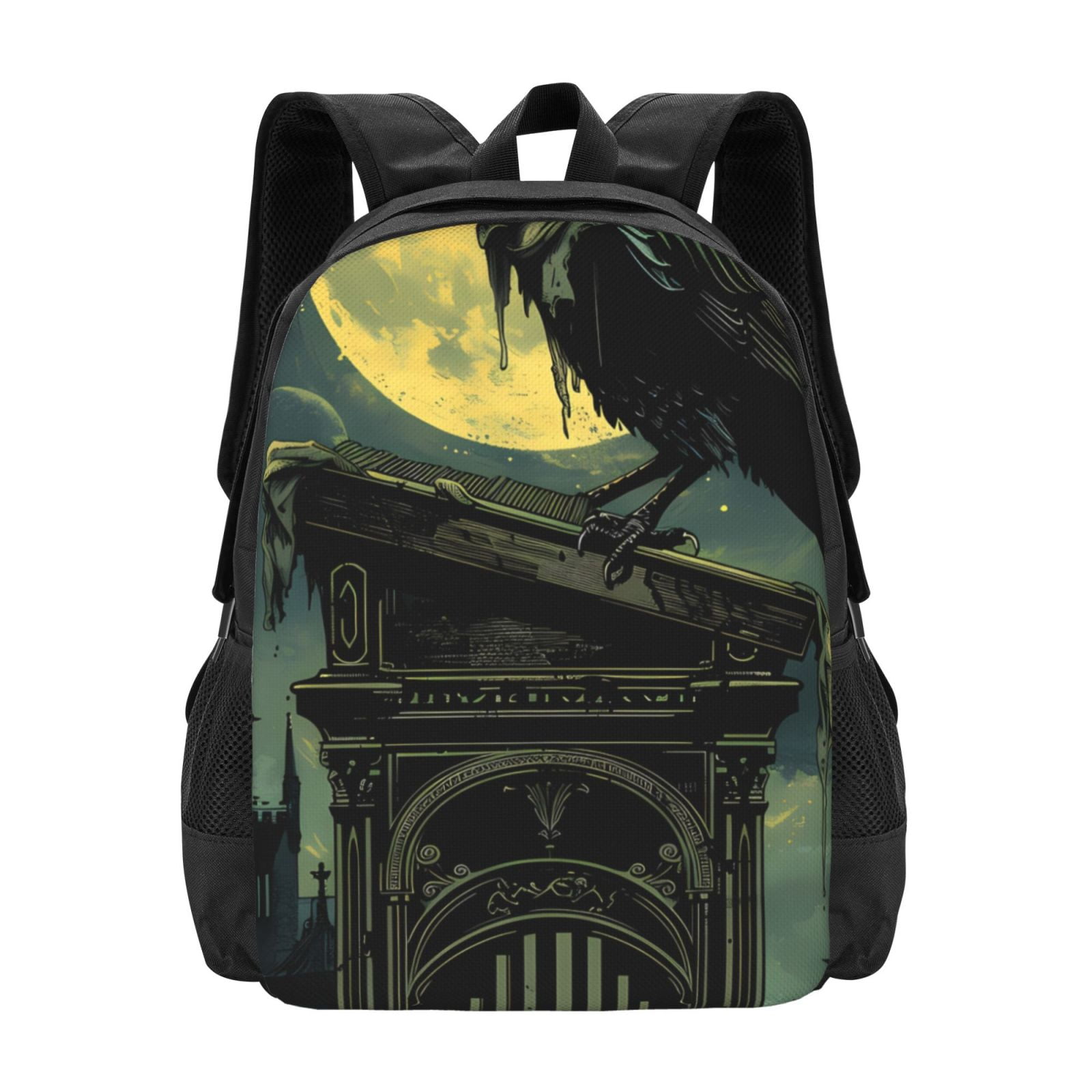 Sigee MoonNight Sky Crow for Simple large capacity backpack Travel ...