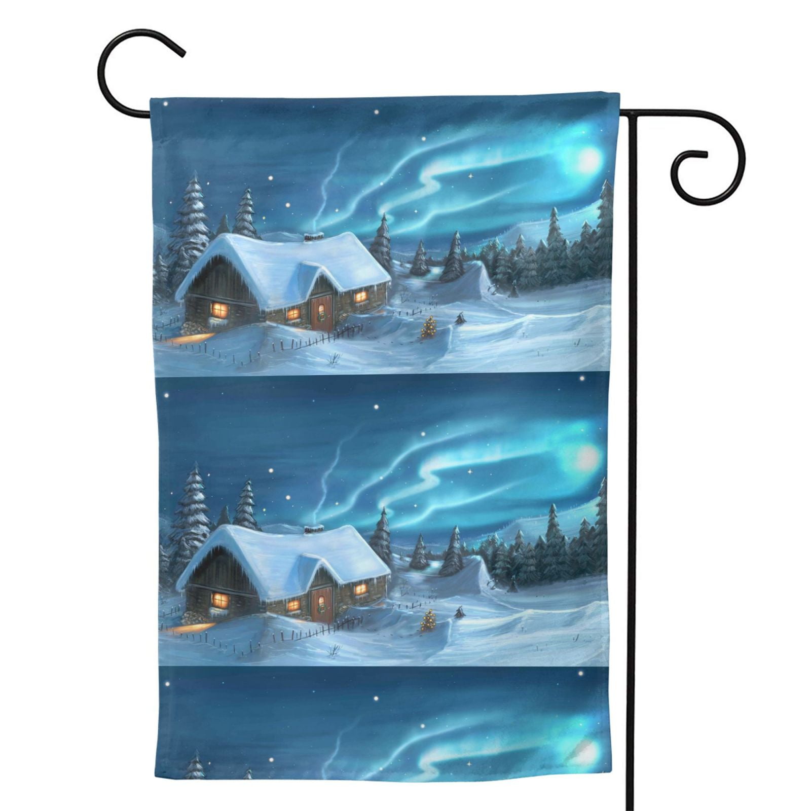 Sigee Mountain Cottage In Snow for Live Happy Decorative Small Garden ...