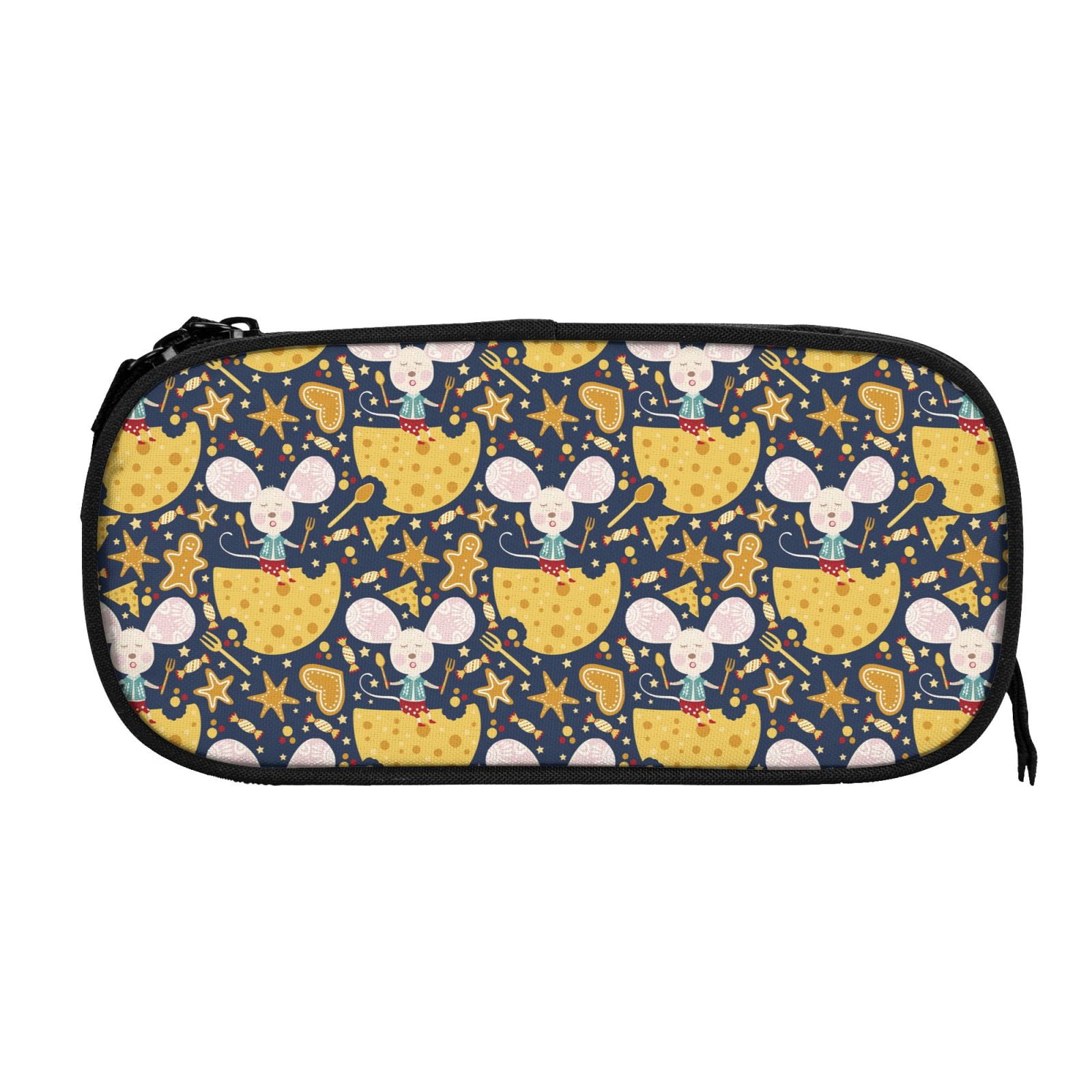 Sigee Mouse Cheese for Portable Pencil Pouch with Zipper for Students ...