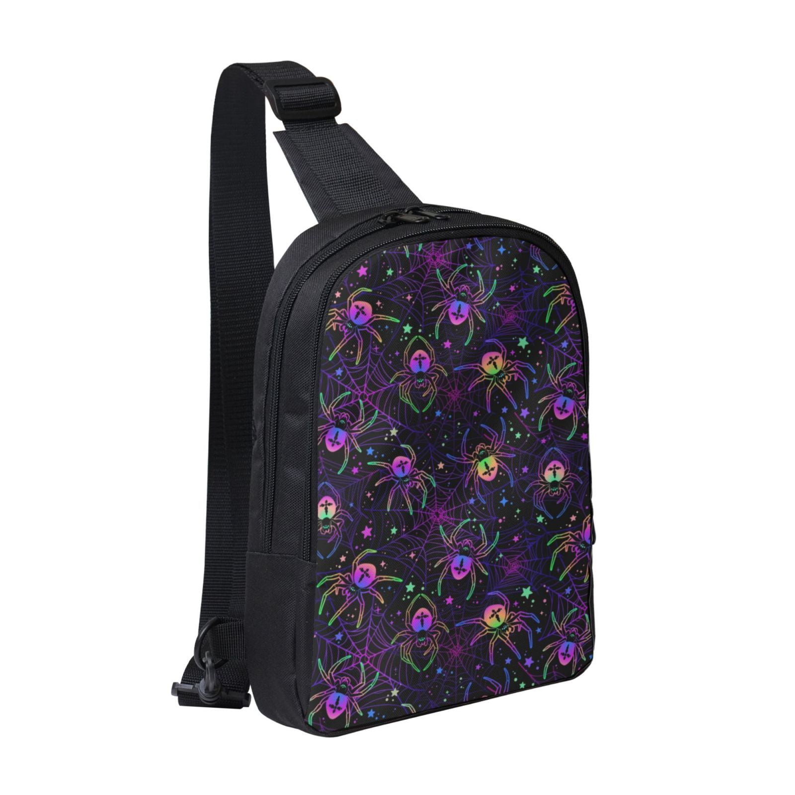 Sigee Multi-colored Spiders for Dual Pocket Sling Backpack Hiking ...