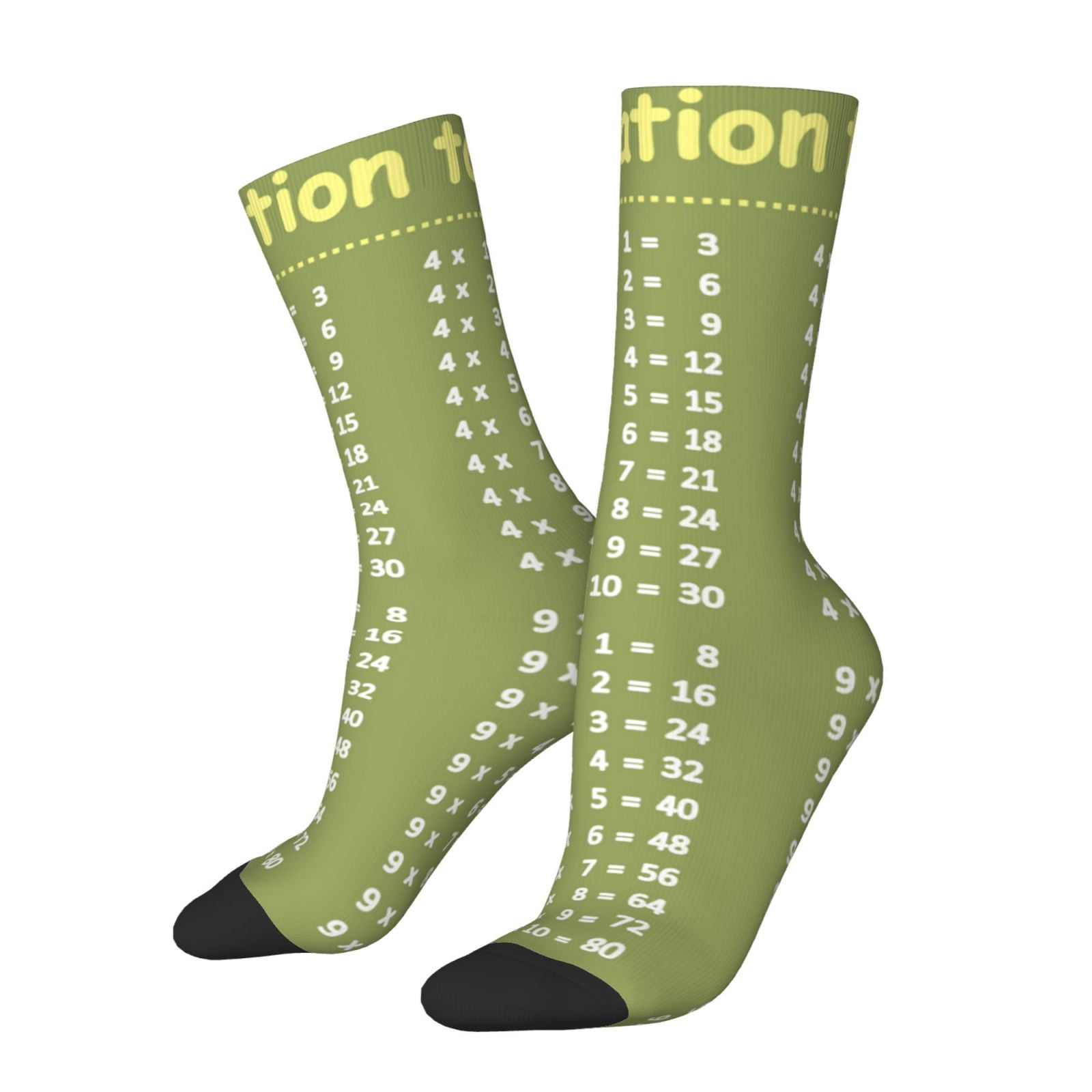 Sigee Multiplication Table1 for Contrast Design Soft Moisture-Wicking ...