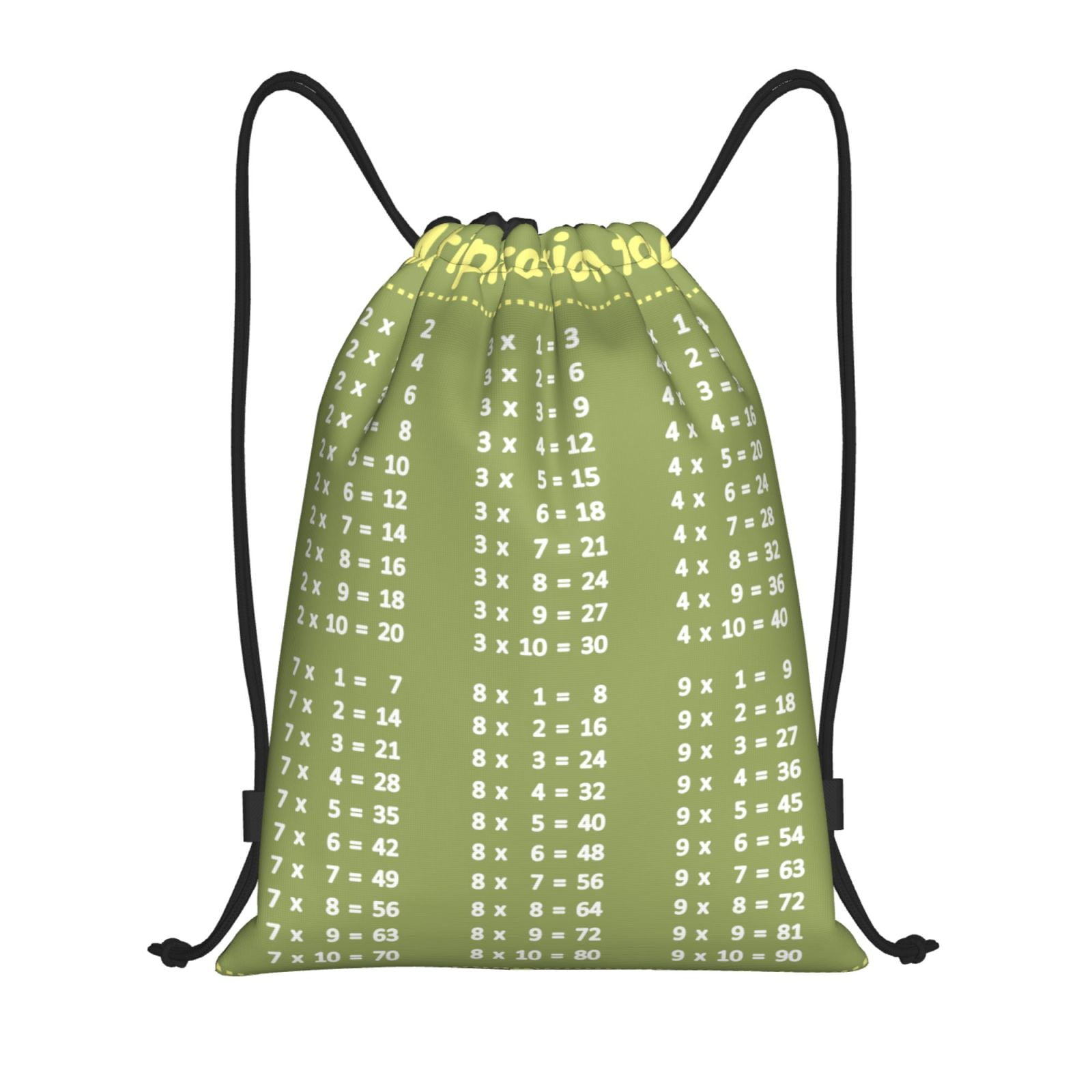 Sigee Multiplication Table1 for Drawstring Bag String Backpack for ...