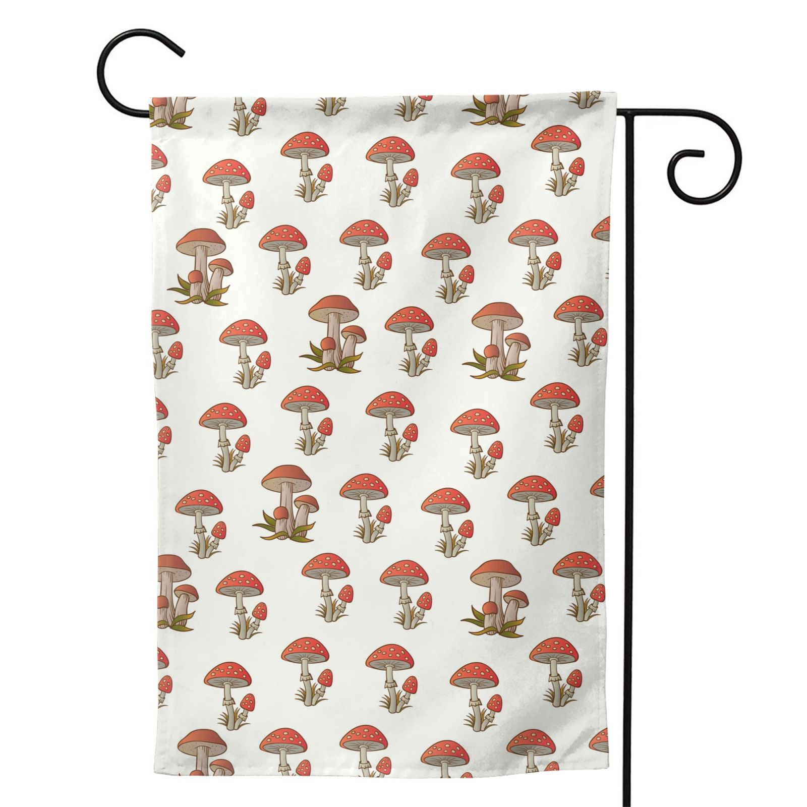 Sigee Mushroom for Live Happy Decorative Small Garden Flag,Double Sided ...