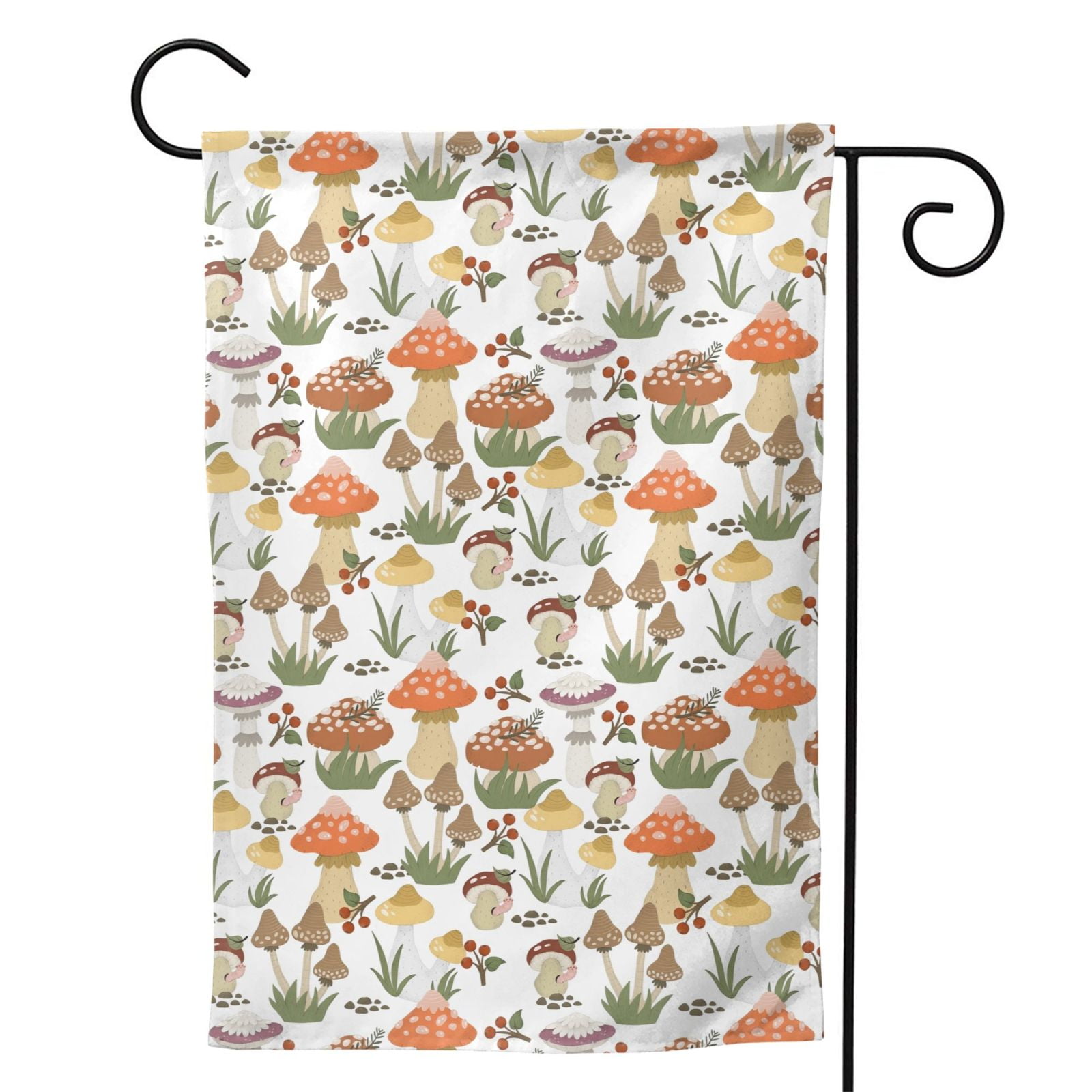 Sigee Mushrooms for Live Happy Decorative Small Garden Flag,Double ...