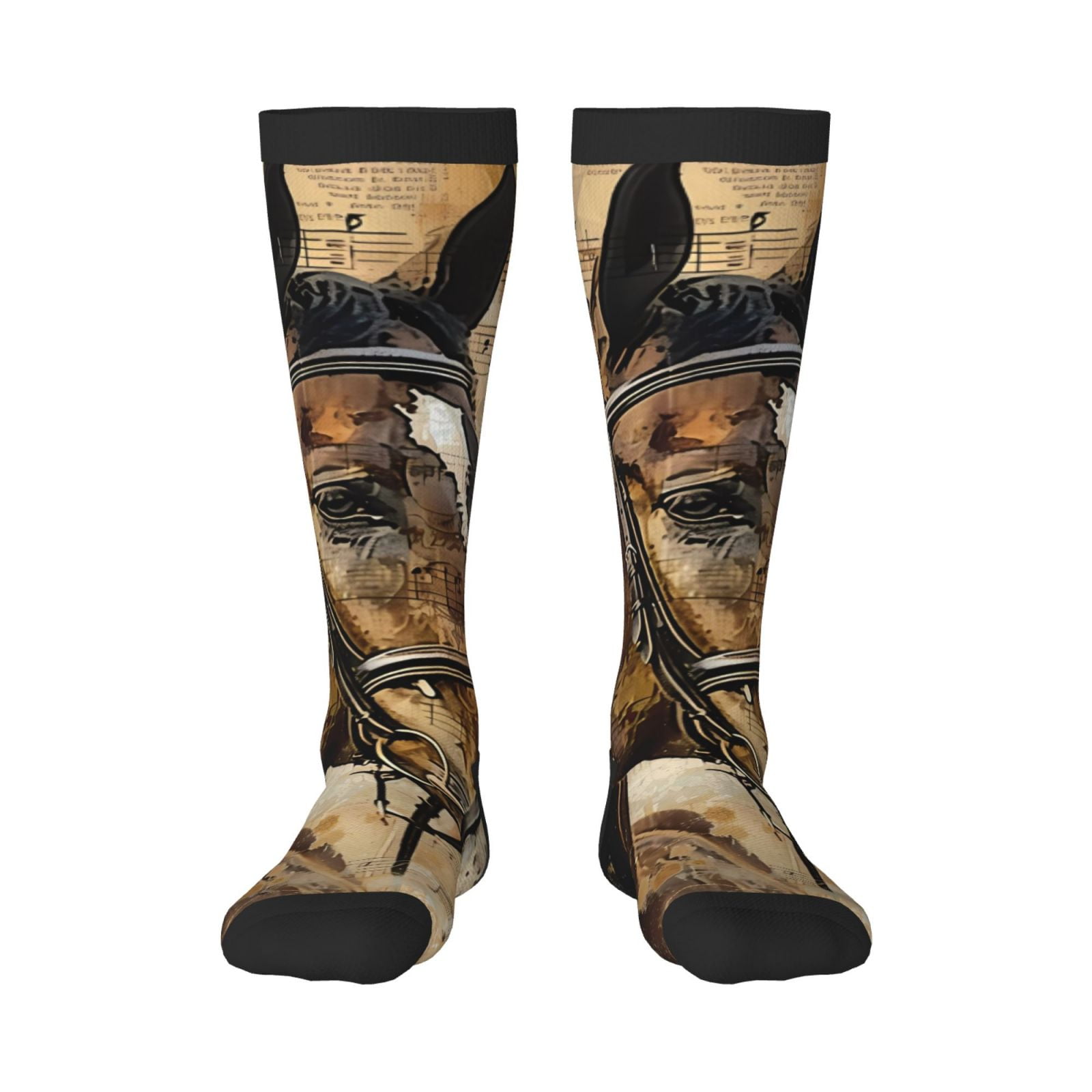 Sigee Musical Horse Vintage Collage for Socks for Men Women Socks ...