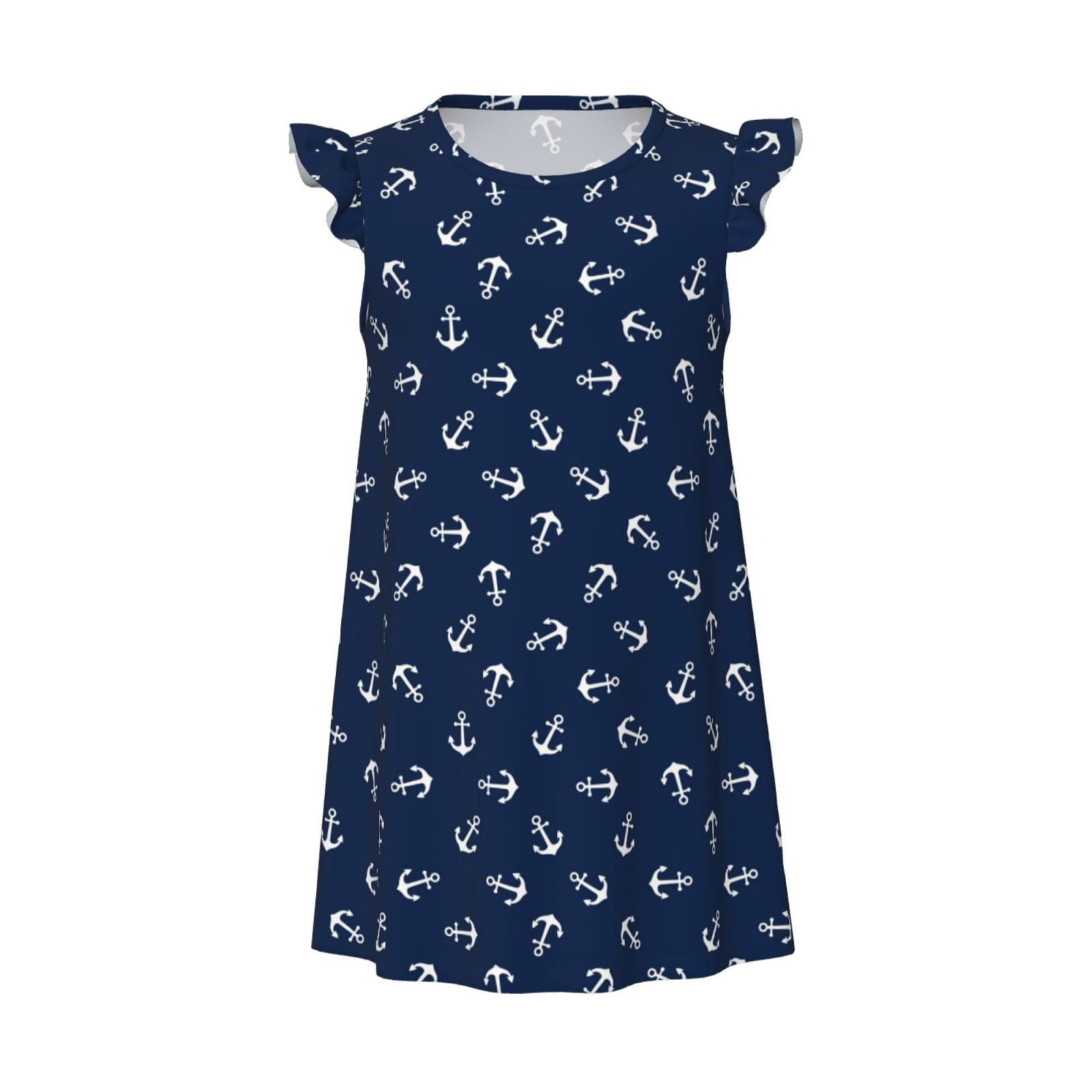 Sigee Nautical Themed Simple Anchors for Girls Sleepwear Nightie,Night ...