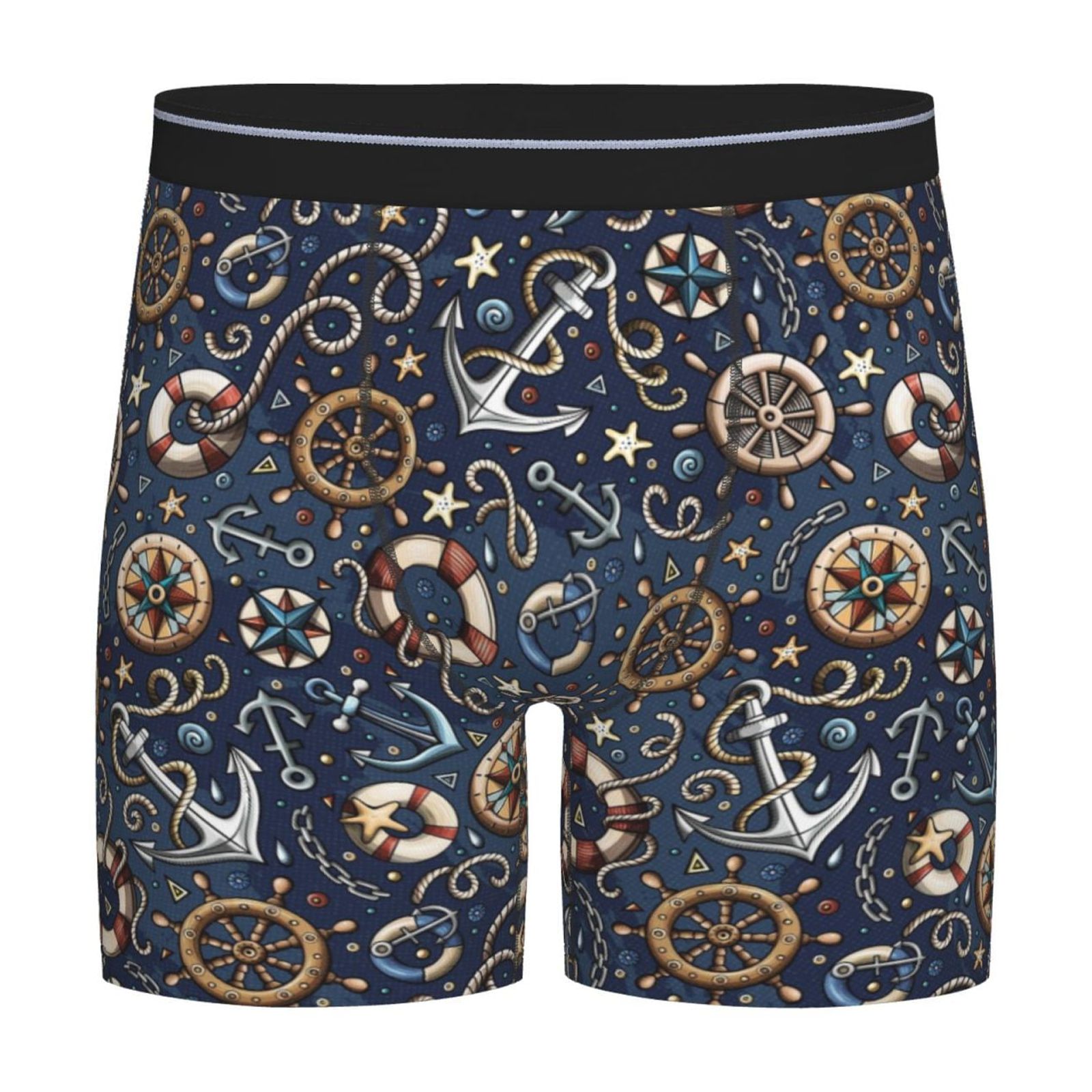 Sigee Nautical for Men's Boxer Briefs,Moisture Wicking and Breathable ...