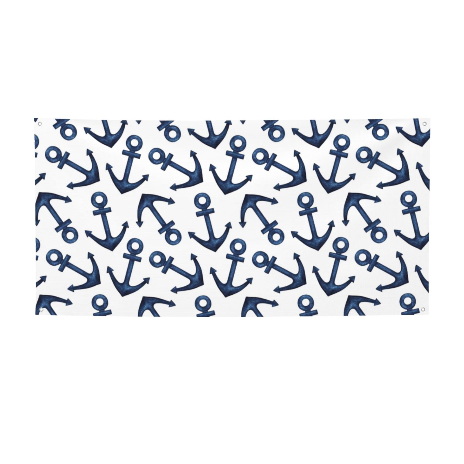 Sigee Navy Blue Anchors for Large Happy Holiday Banner for Outdoor ...