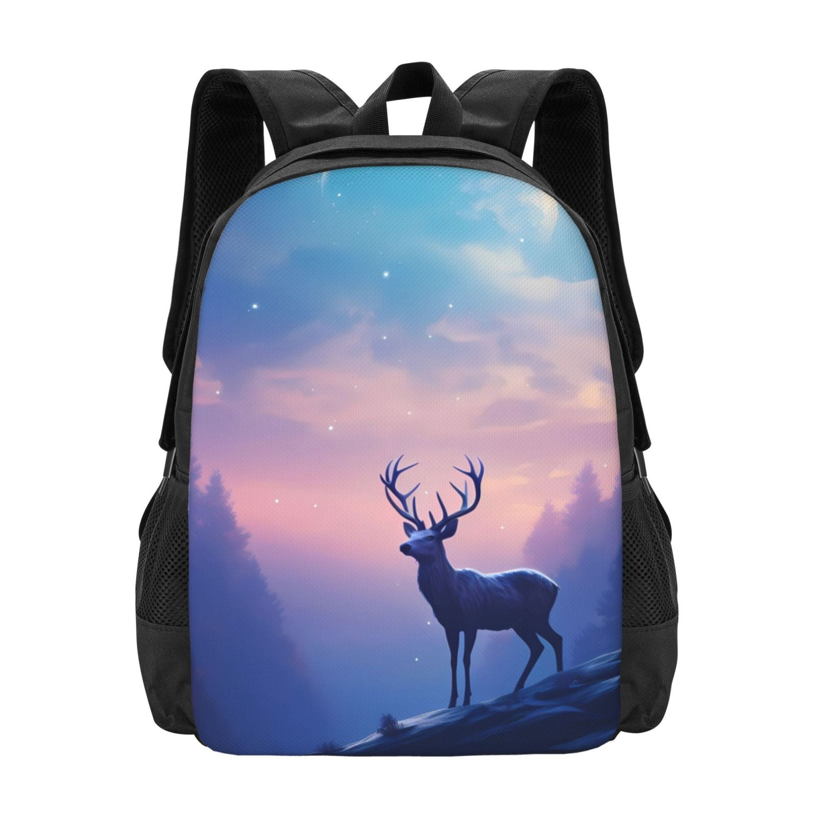 Sigee Night Sky Elk for Simple large capacity backpack Travel Laptop ...