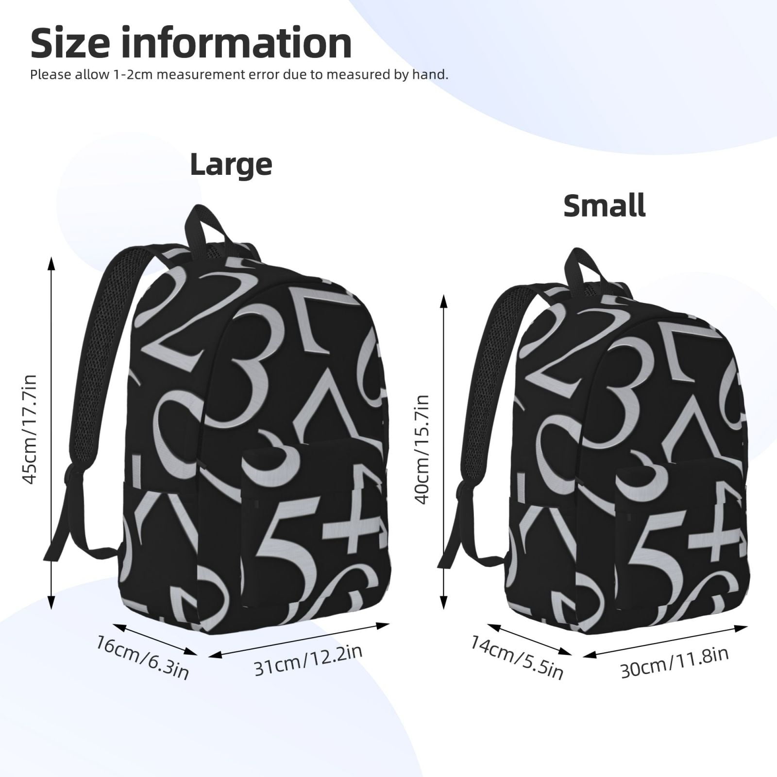 Sigee Numbers for Canvas Large Capacity Laptop Backpack for Men and ...