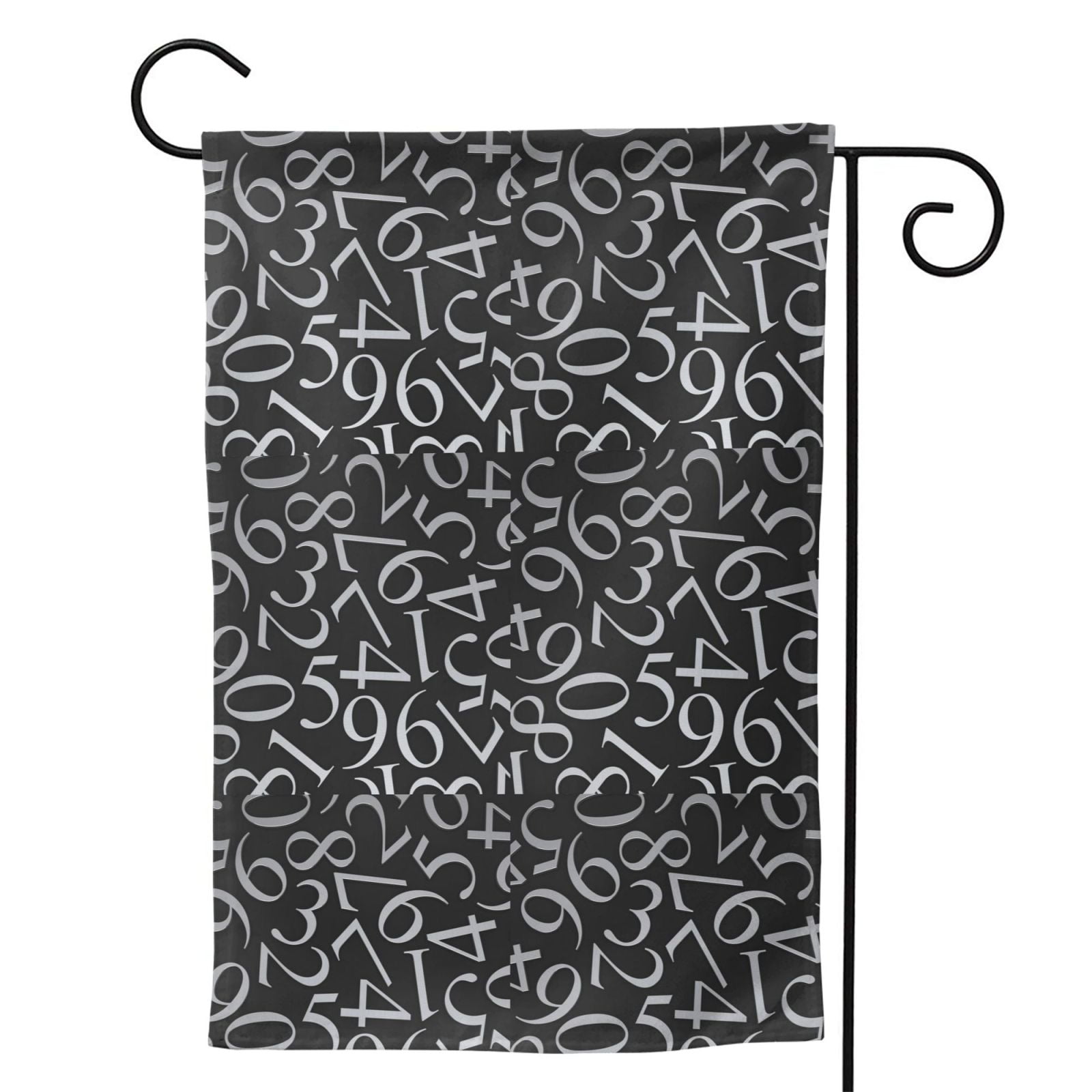 Sigee Numbers for Live Happy Decorative Small Garden Flag,Double Sided ...