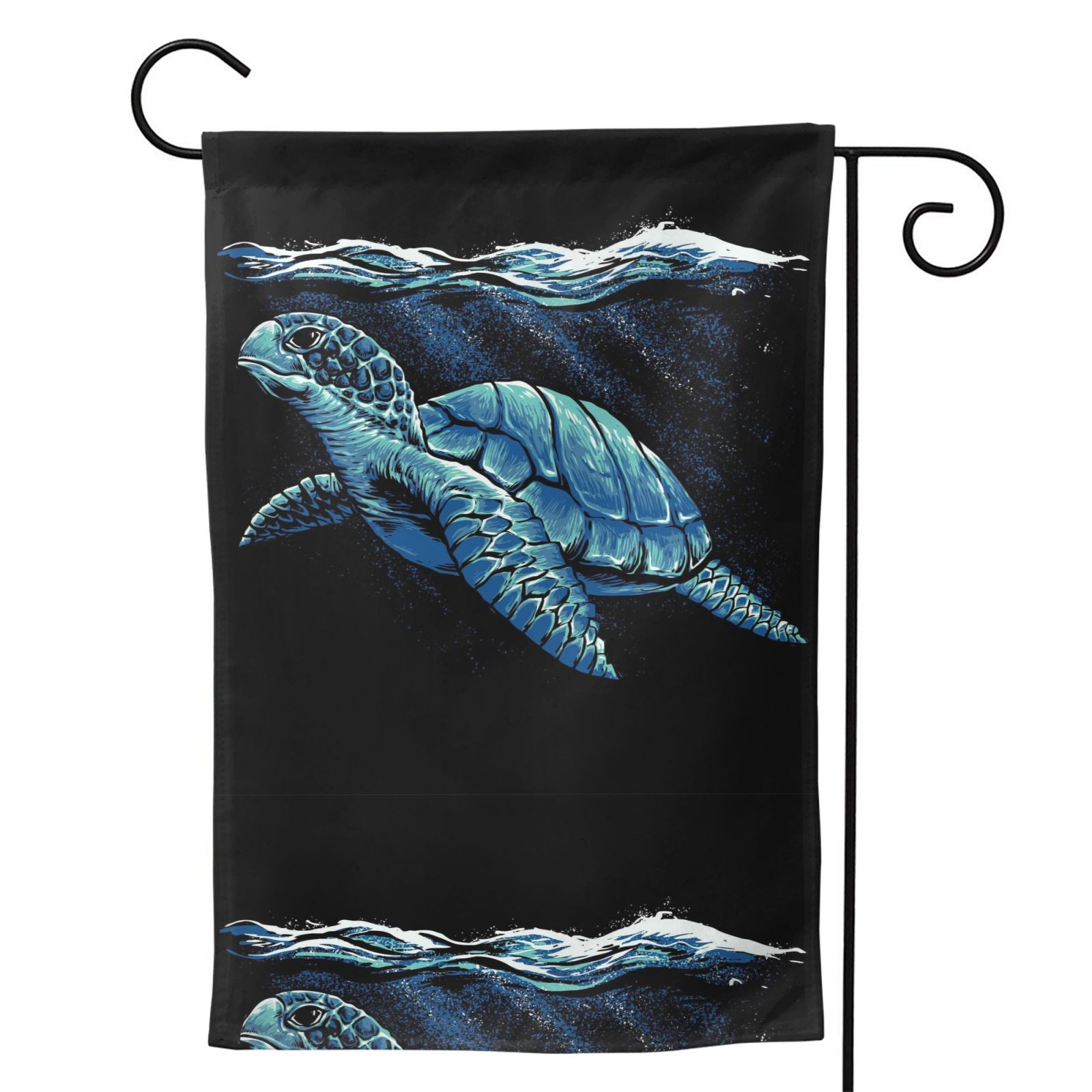 Sigee Ocean Turtle for Live Happy Decorative Small Garden Flag,Double ...