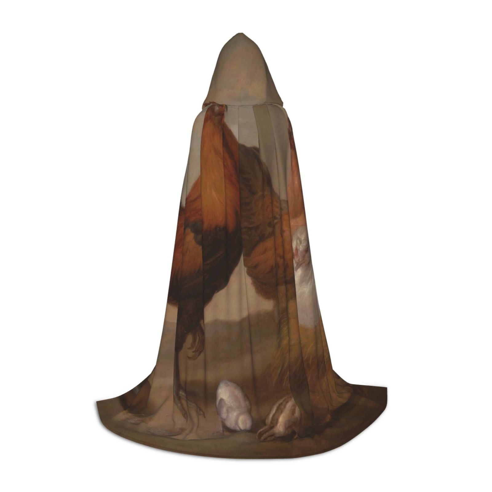 Sigee Oil Painting Chicken And Duck for Hooded Cape For Teenagers Hood ...