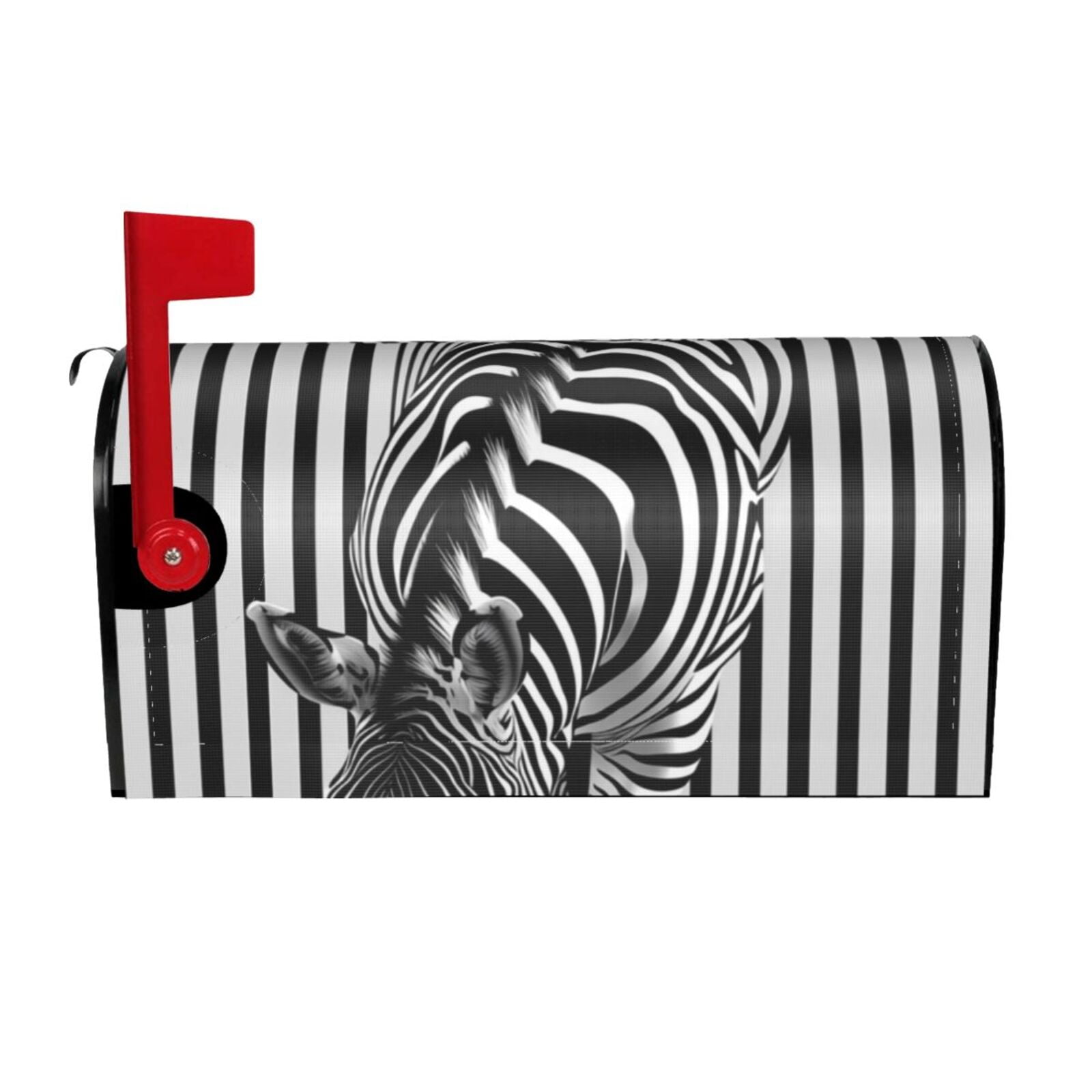 Sigee Optical Zebra Illusion for Mailbox Cover Magnetic Waterproof Post ...