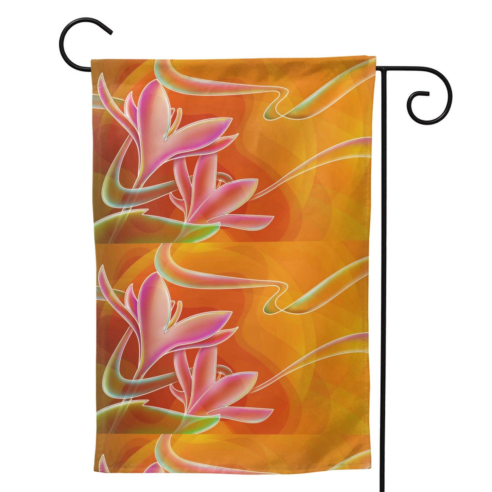 Sigee Orange Flower Psychedelic for Live Happy Decorative Small Garden ...