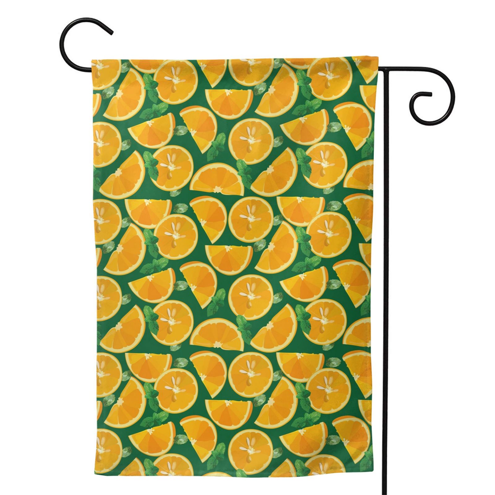 Sigee Orange Lemon for Live Happy Decorative Small Garden Flag,Double ...