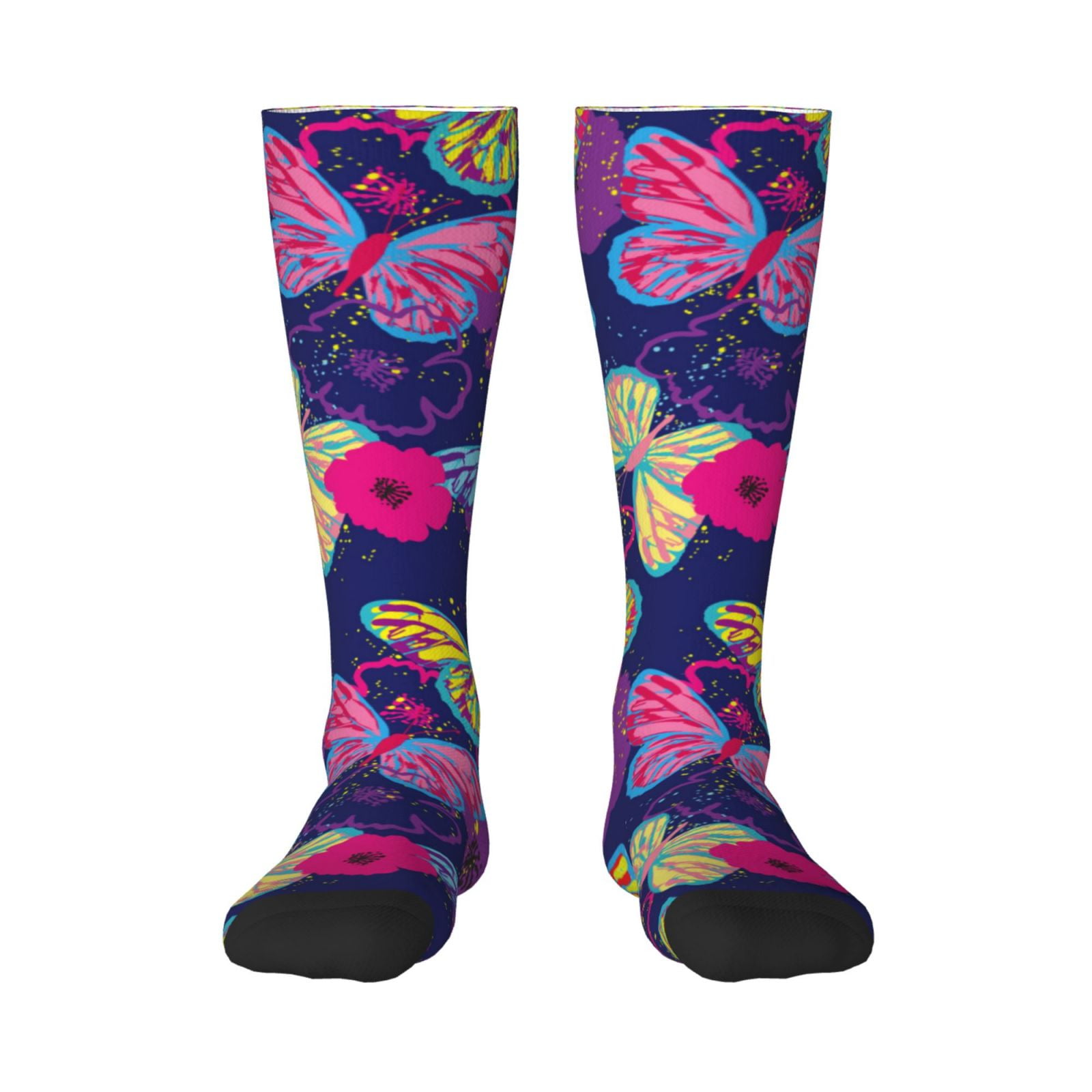 Sigee Paint Butterflies for Socks for Men Women Gifts for Him Boyfriend ...