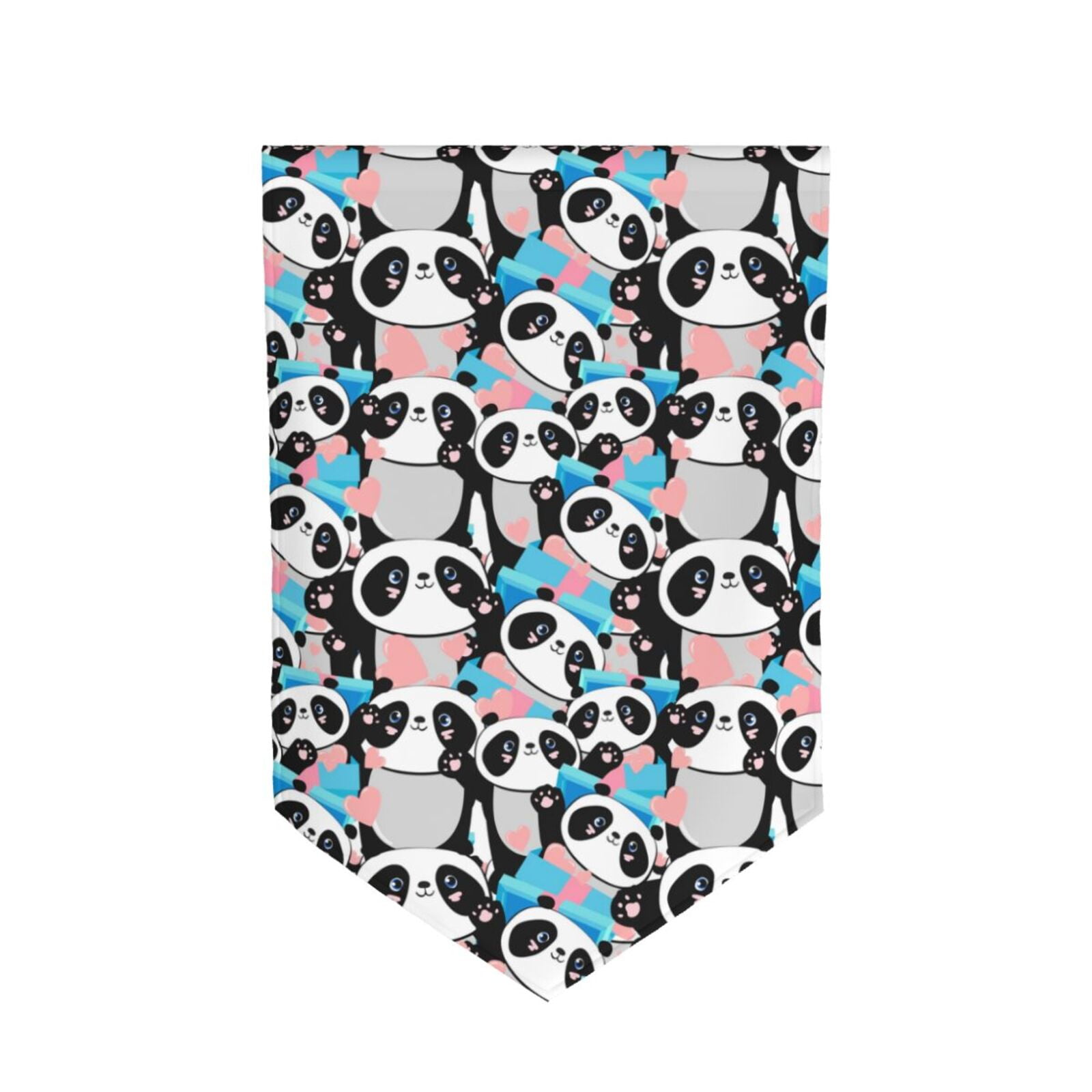 Sigee Panda Cute Hearts Printed Flag12.5 * 18in Outdoor Yard Flags For ...