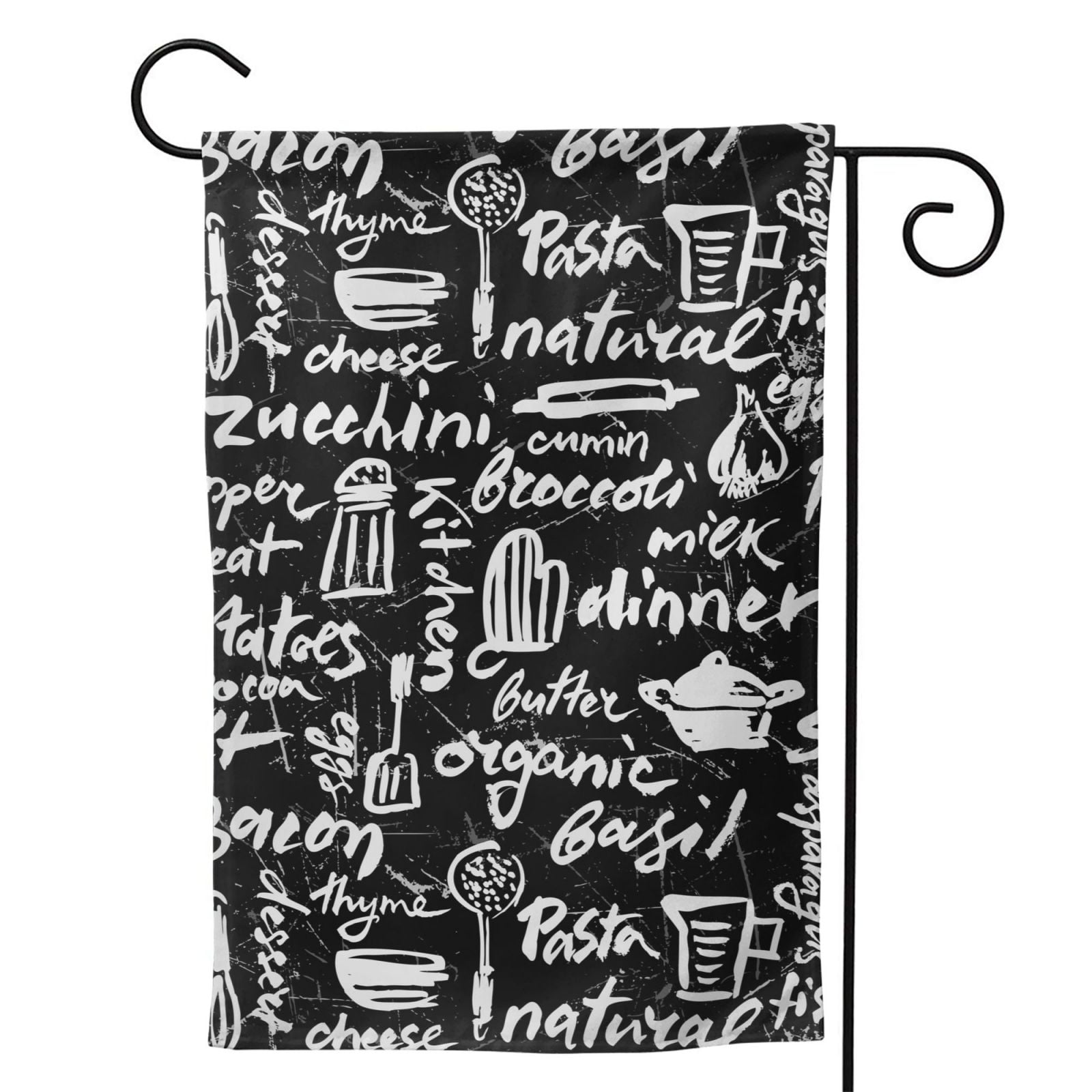 Sigee Pasta Bacon for Live Happy Decorative Small Garden Flag,Double ...