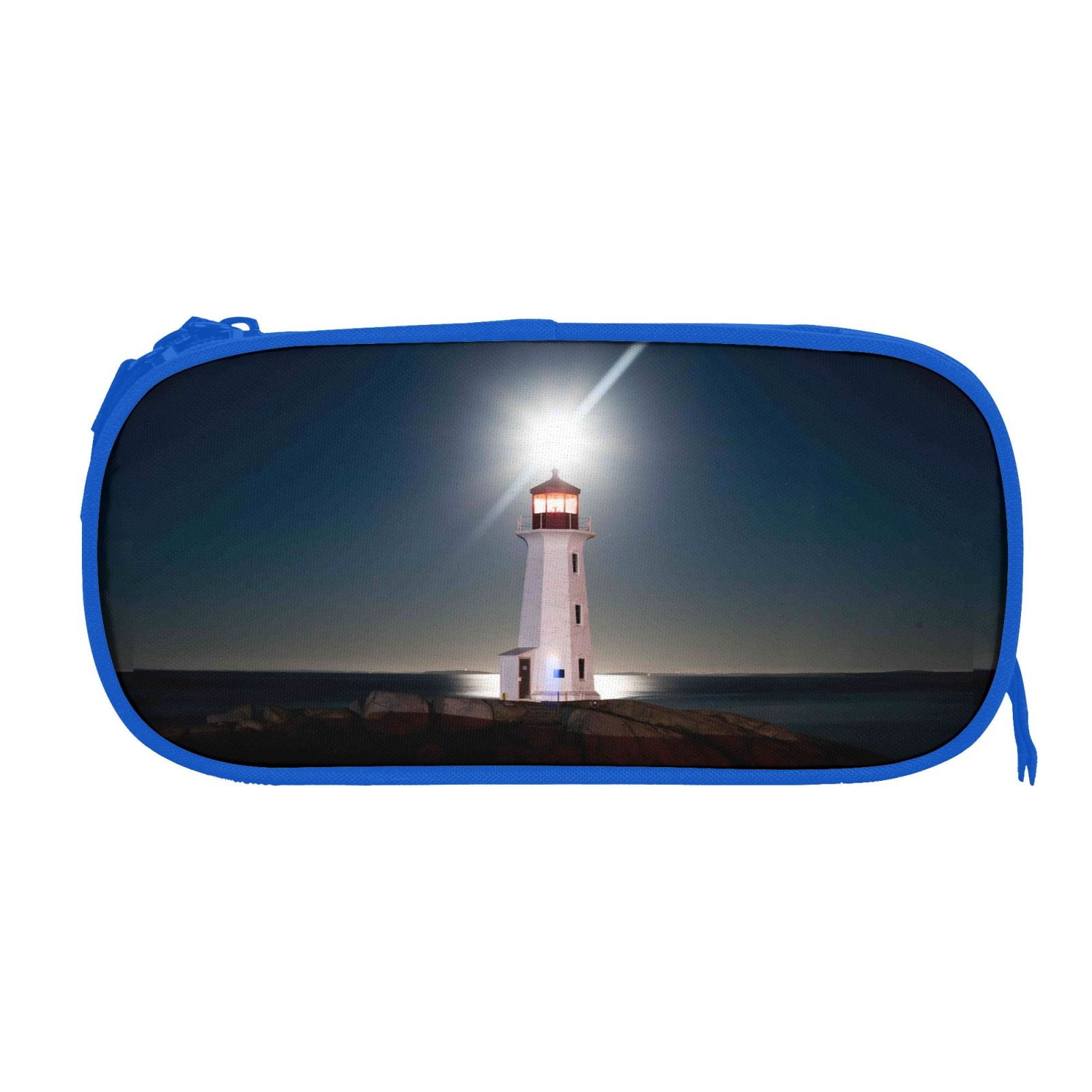 Sigee Peggy's Cove Lighthouse for Portable Pencil Pouch with Zipper for ...