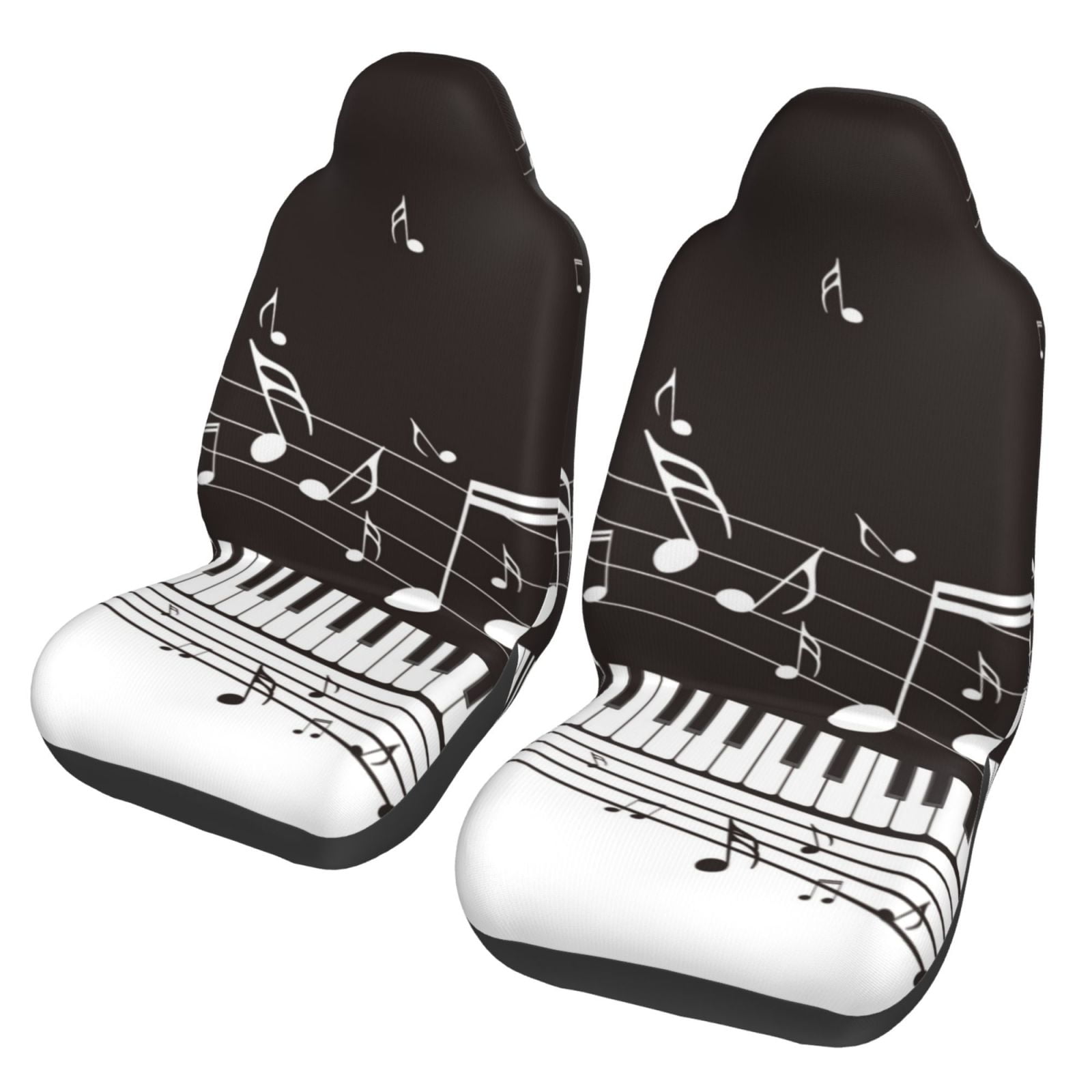 Sigee Piano Keys With Musical Notes for Universal Car Seat Covers ...