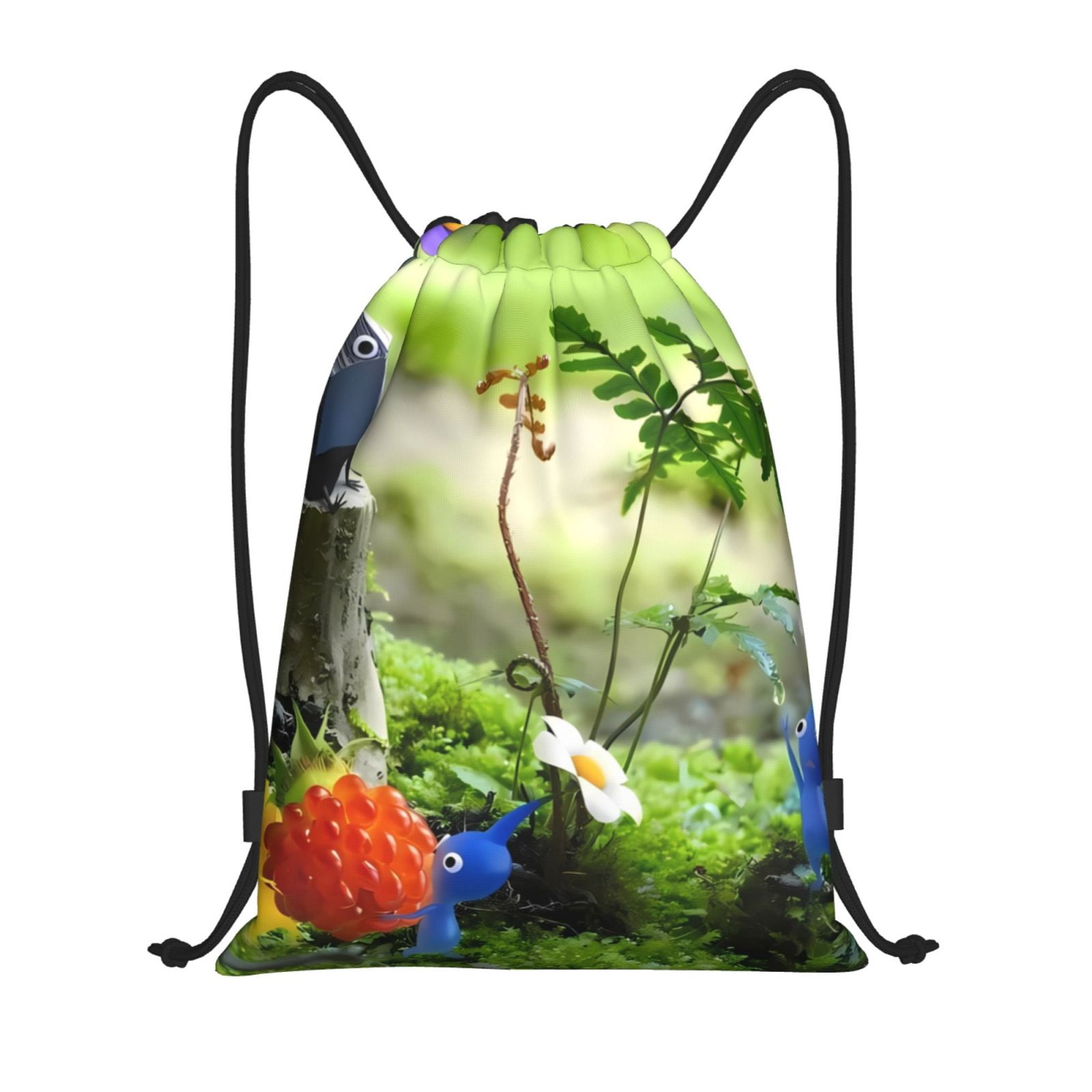 Sigee Pikmin (26) for Drawstring Bag String Backpack for Sports, Gym ...
