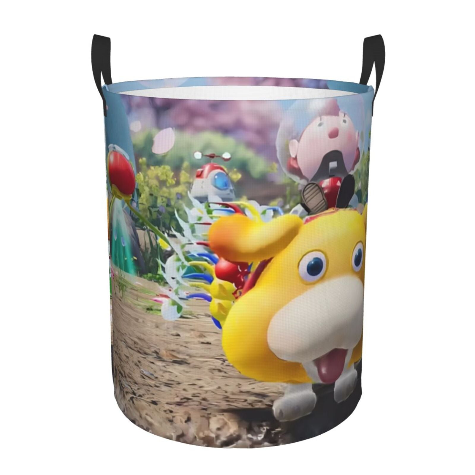 Sigee Pikmin (33) Print Basket for Clothes Basket for Living Room ...