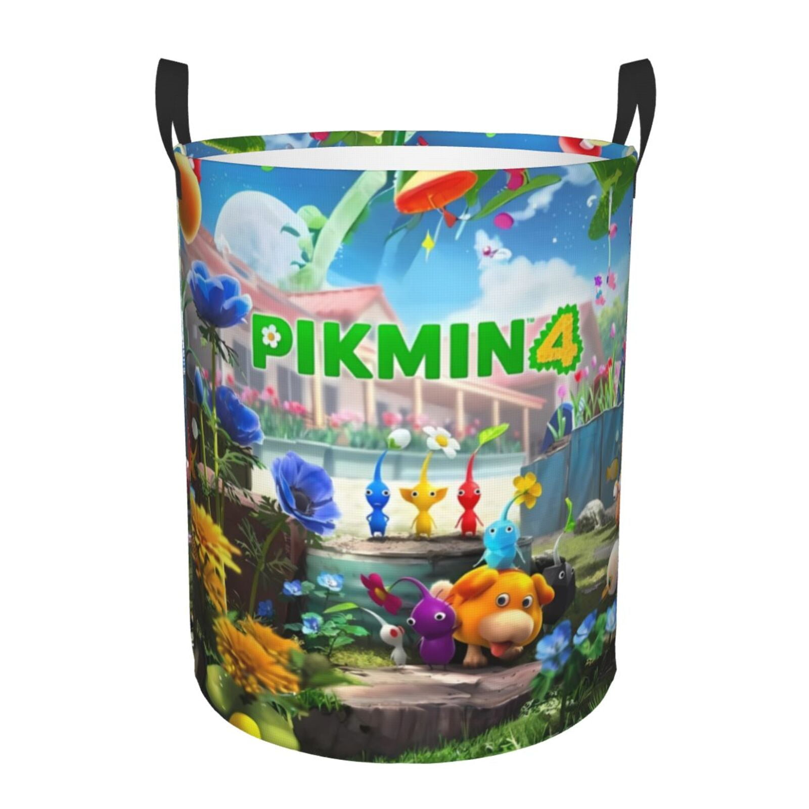 Sigee Pikmin (34) Print Basket for Clothes Basket for Living Room ...