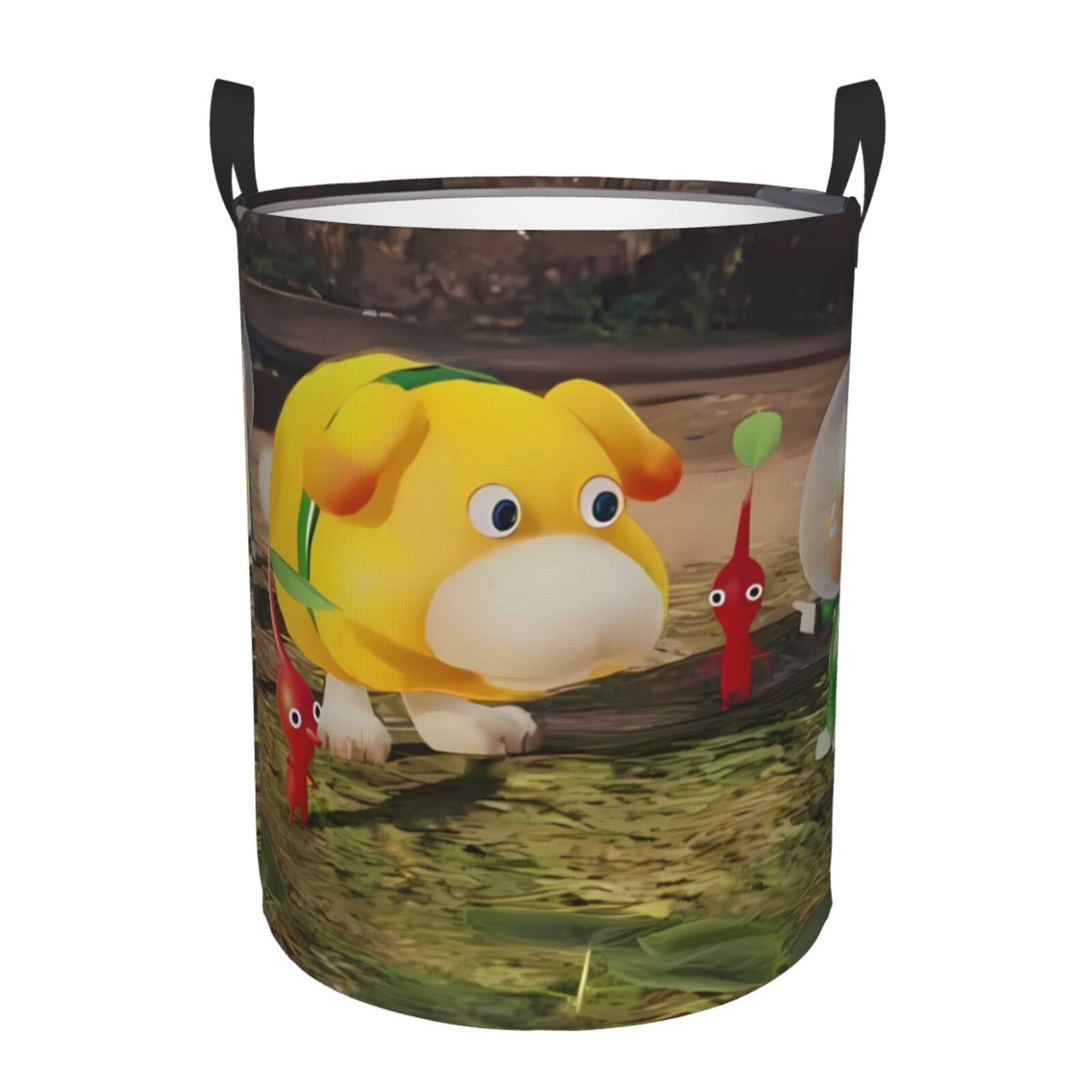 Sigee Pikmin (47) Print Basket for Clothes Basket for Living Room ...