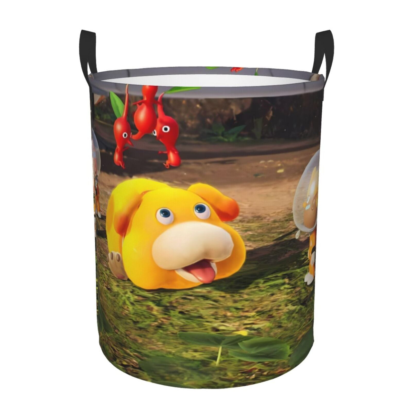 Sigee Pikmin (51) Print Basket for Clothes Basket for Living Room ...