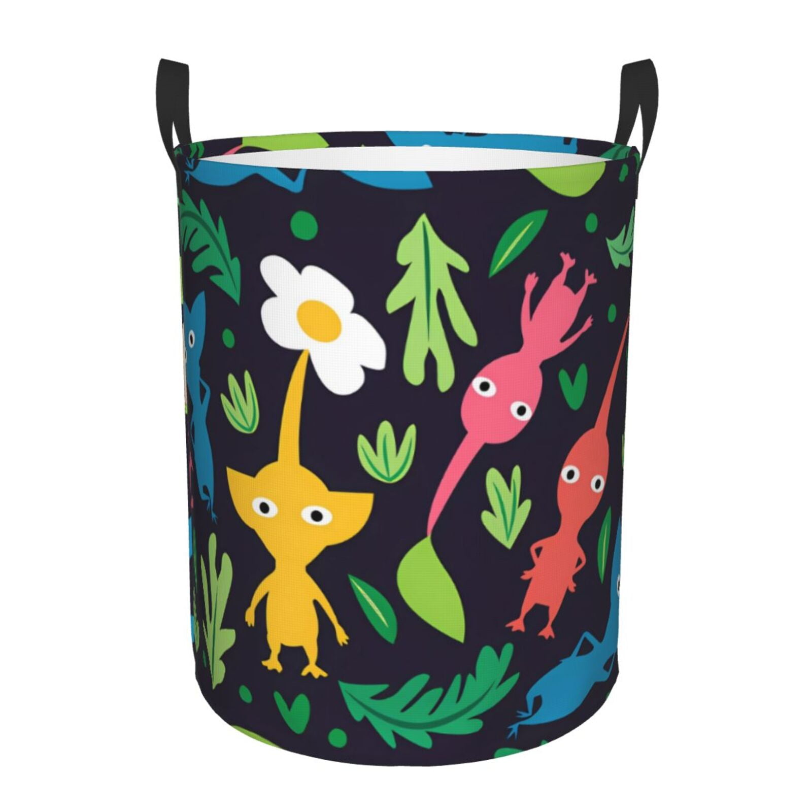 Sigee Pikmin (63) Print Basket for Clothes Basket for Living Room ...