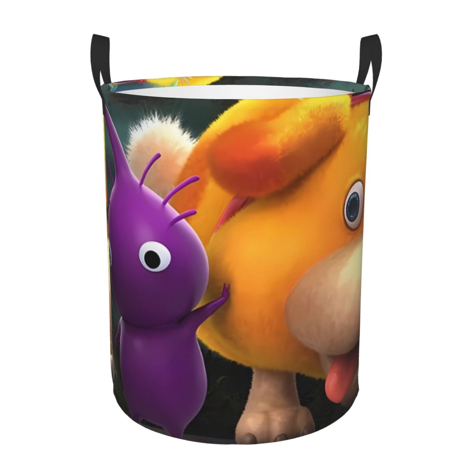 Sigee Pikmin (75) Print Basket for Clothes Basket for Living Room ...