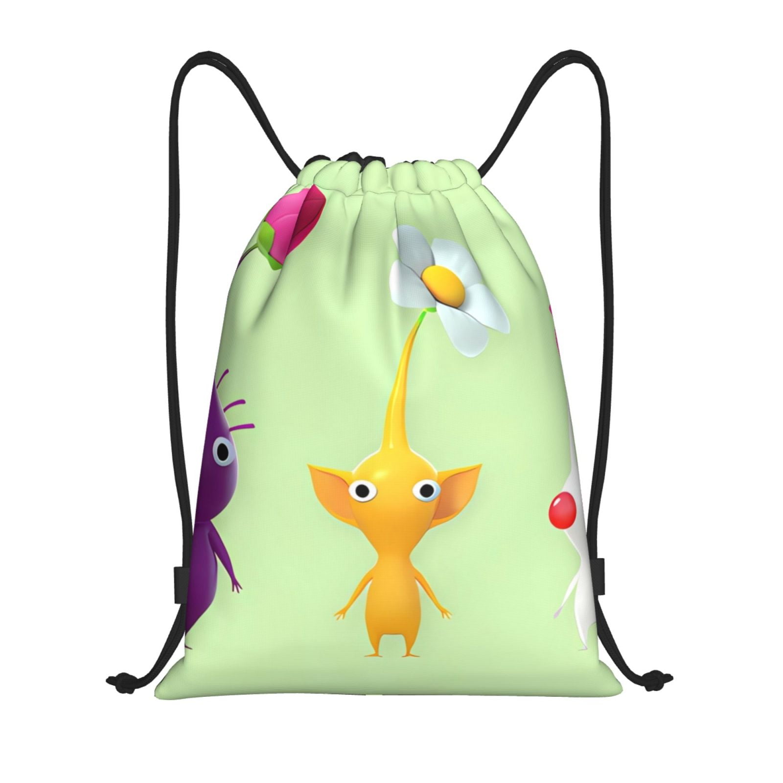 Sigee Pikmin (87) for Drawstring Bag String Backpack for Sports, Gym ...
