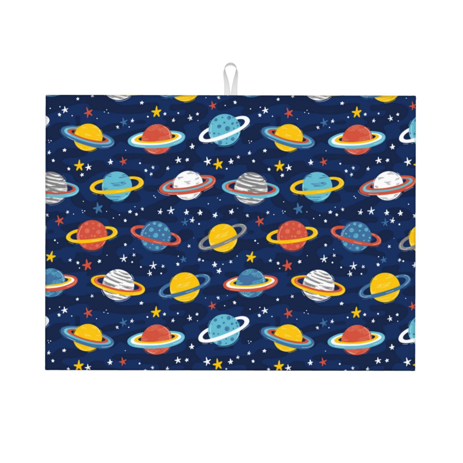 Sigee Planets And Stars for Dish Drying Mat for Kitchen Counter,Premium ...