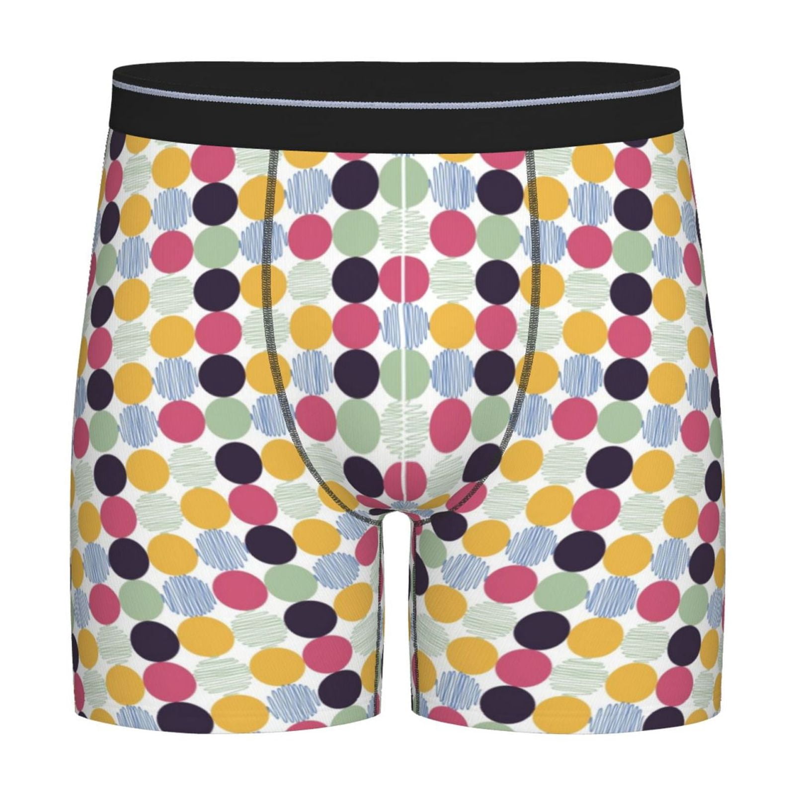 Sigee Polka Dot for Men's Boxer Briefs,Moisture Wicking and Breathable ...