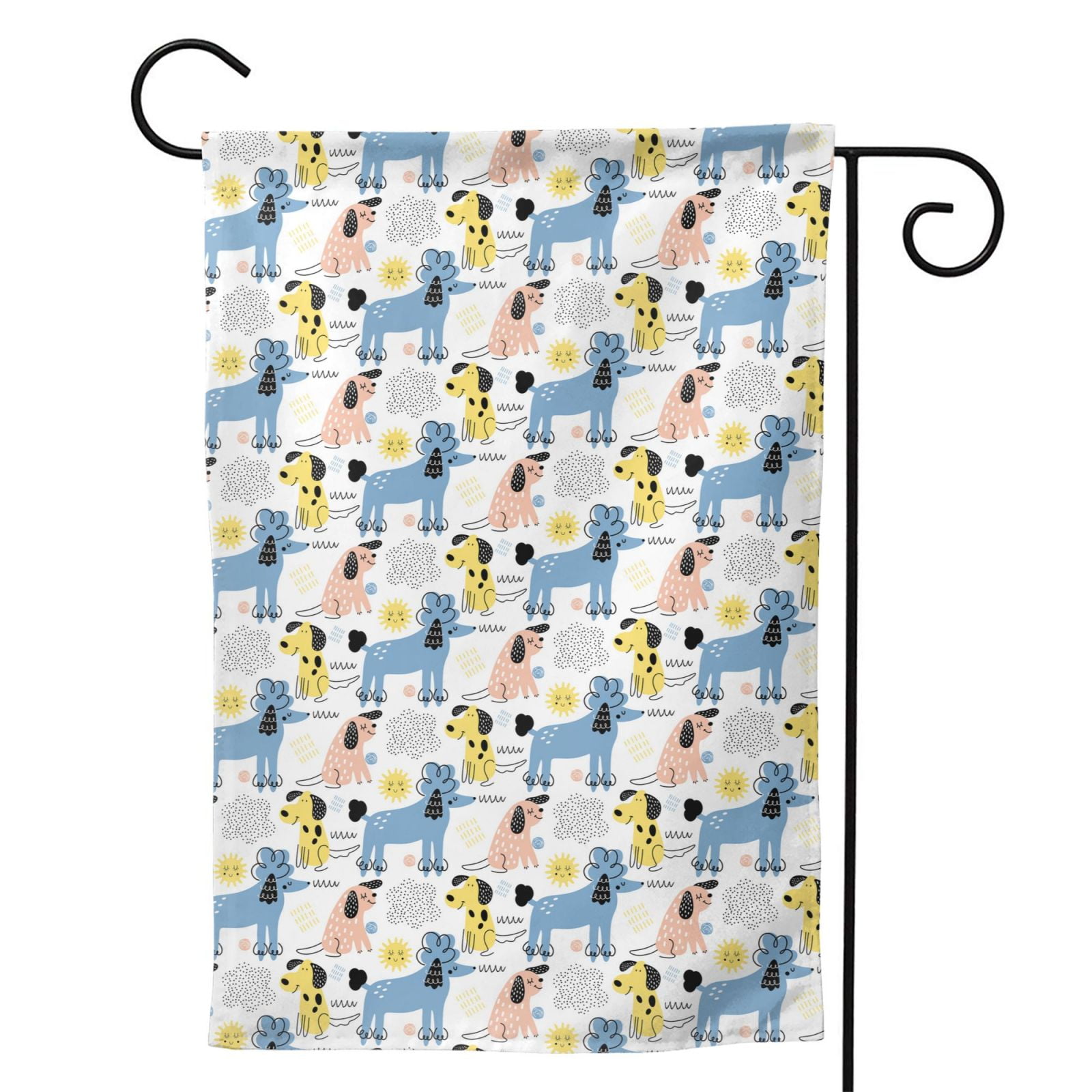 Sigee Poodle Dog for Live Happy Decorative Small Garden Flag,Double ...