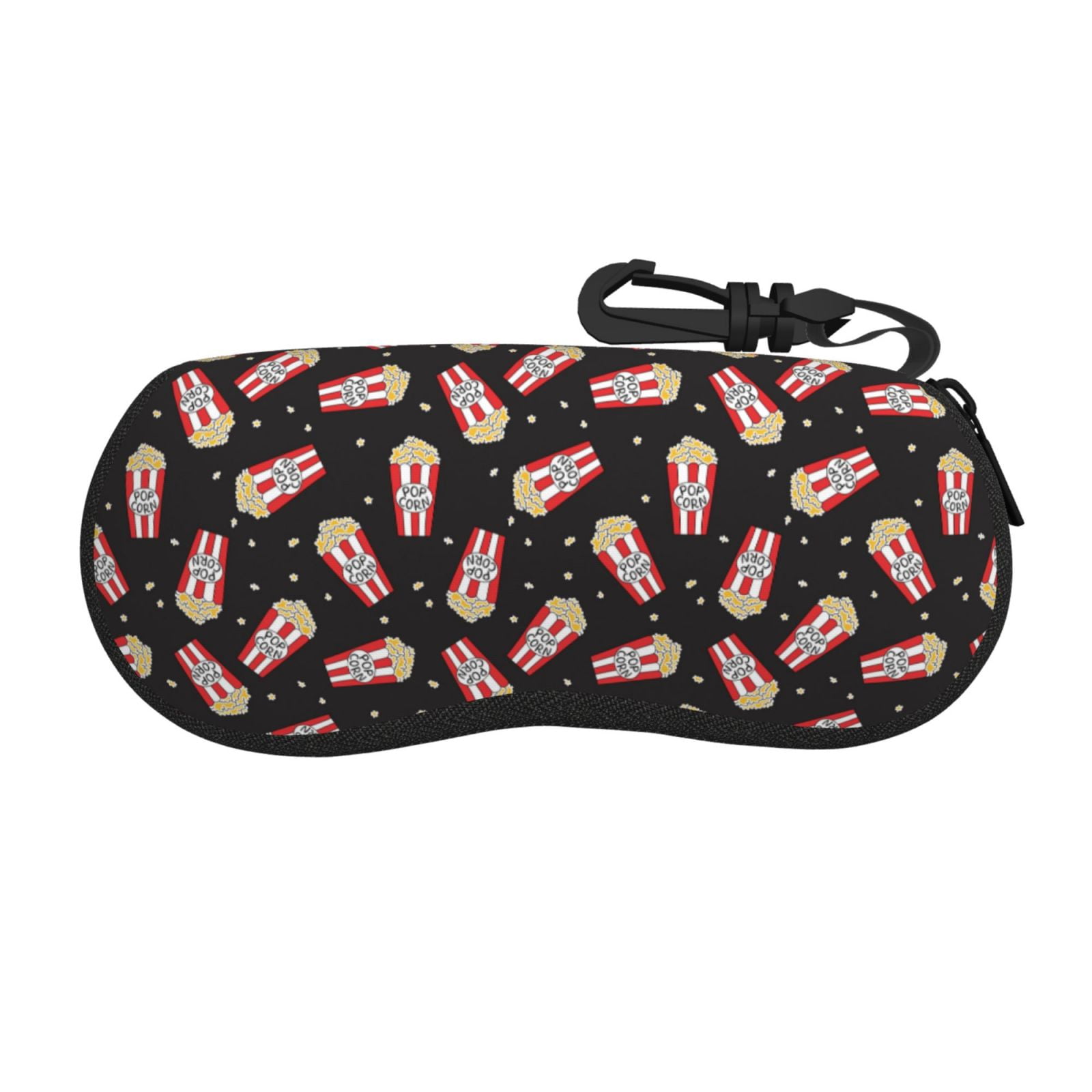 Sigee Popcorn for Soft Eyeglass Cases for Women and Men Zipper Portable ...