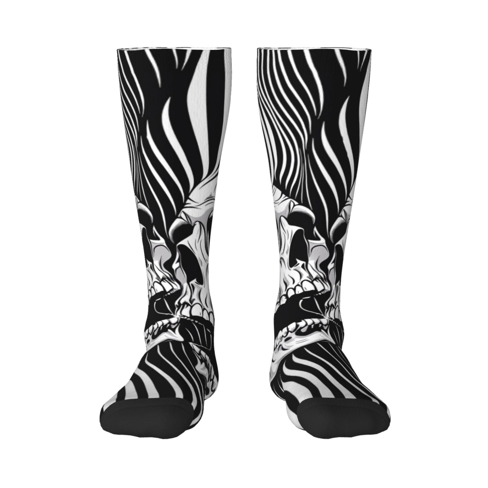 Sigee Psychedelic Skull Illusion Art for Socks for Men Women Socks ...