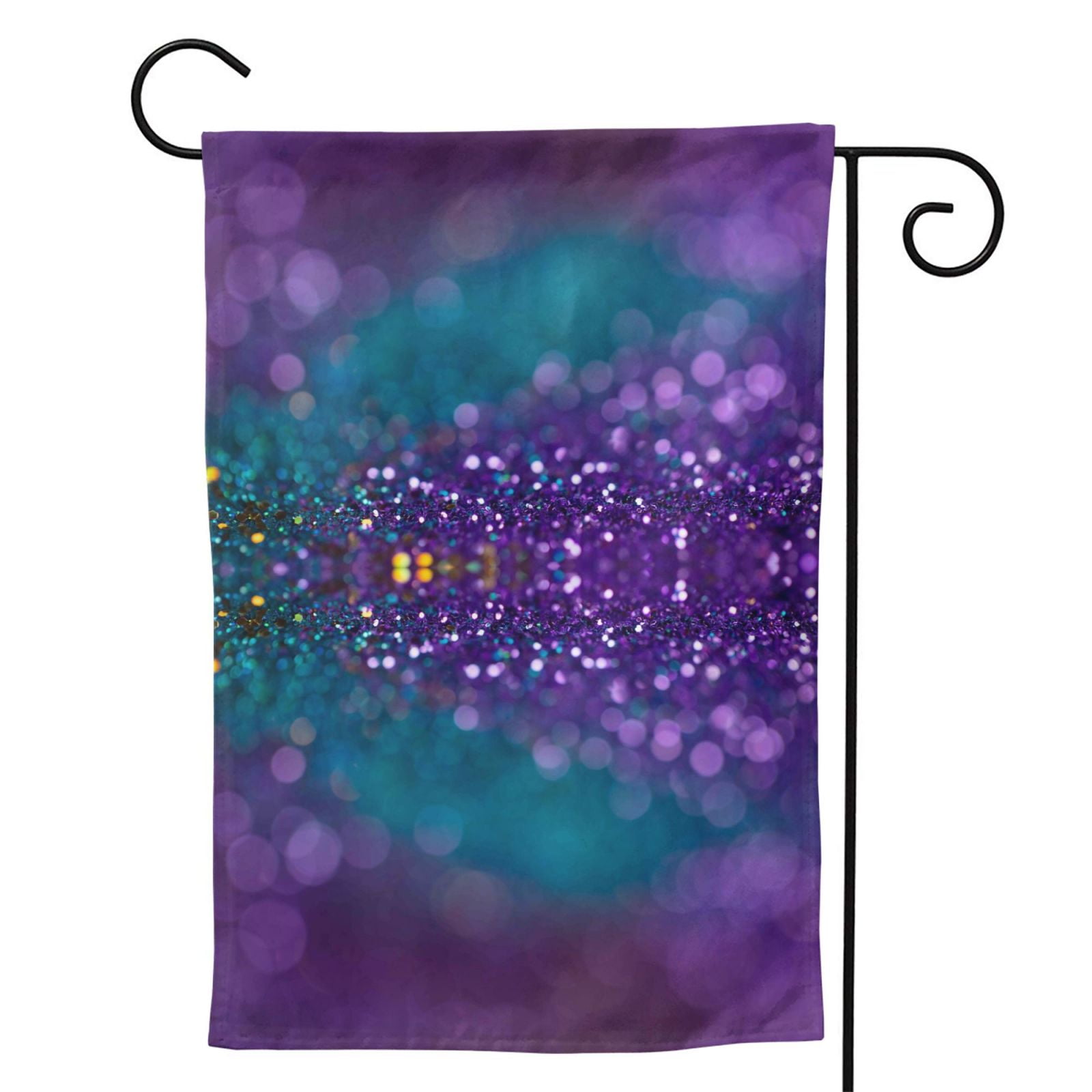 Sigee Purple and Green Glitter for Live Happy Decorative Small Garden ...