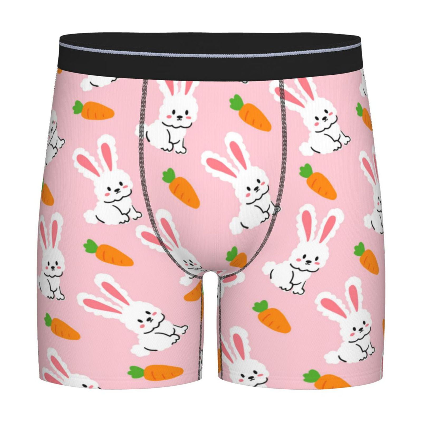 Sigee Rabbit And Carrot for Men's Boxer Briefs,Moisture Wicking and ...