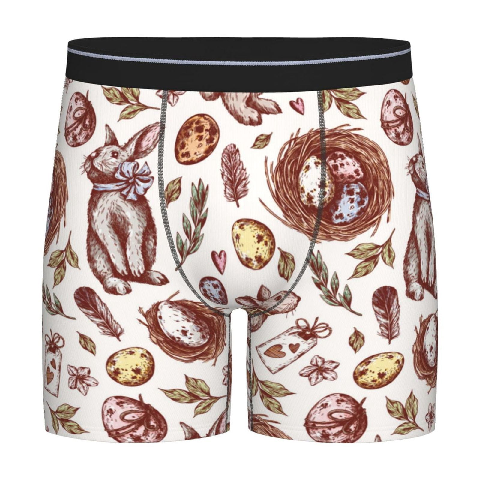 Sigee Rabbit And Egg for Men's Boxer Briefs,Moisture Wicking and ...