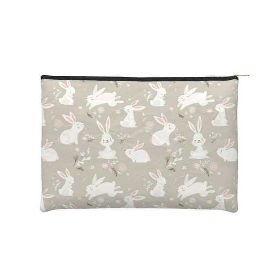 Sigee Rabbit And Flower for Multipurpose Zipper Pouch Paper Reusable ...