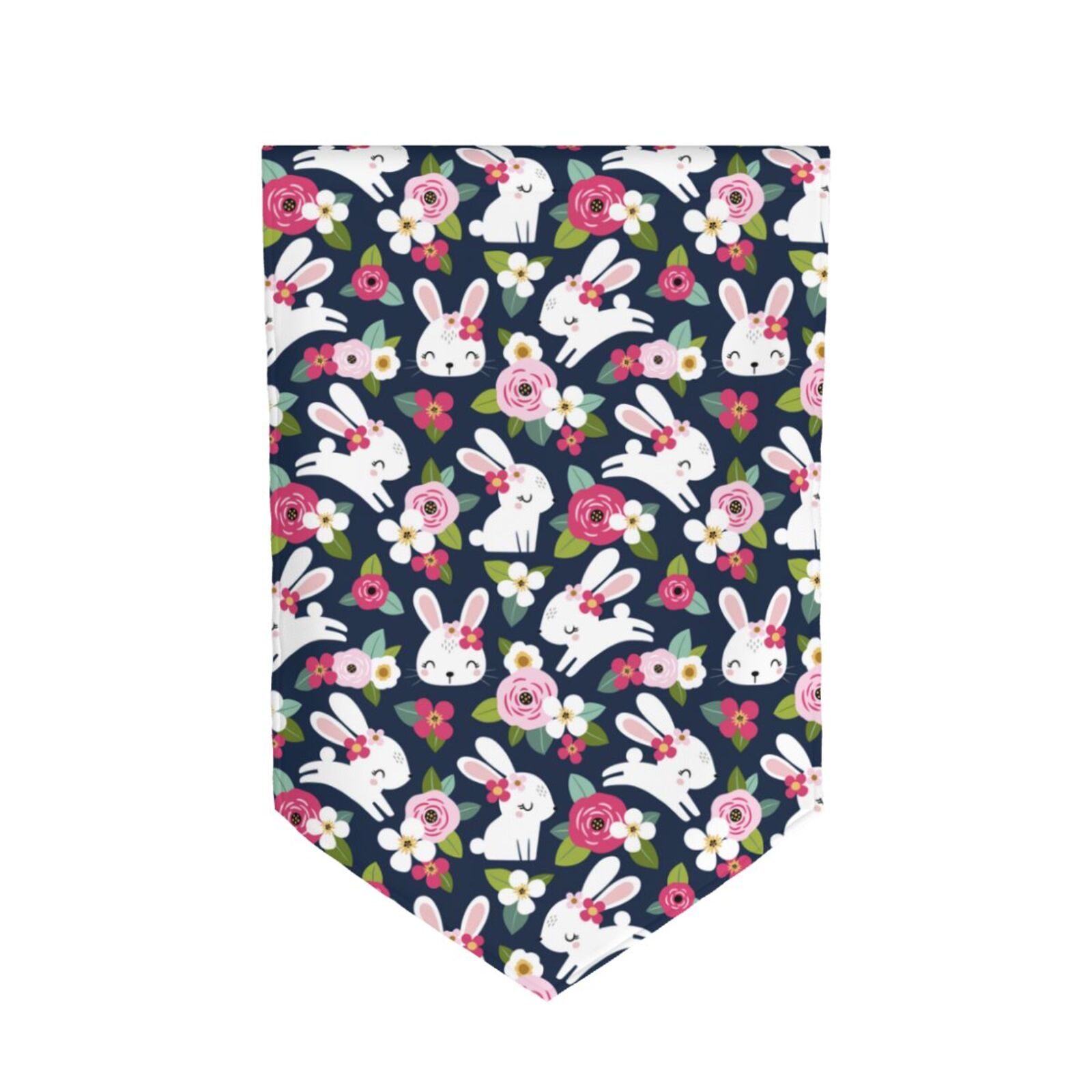 Sigee Rabbit And Rose Printed Flag12.5 * 18in Outdoor Yard Flags For ...