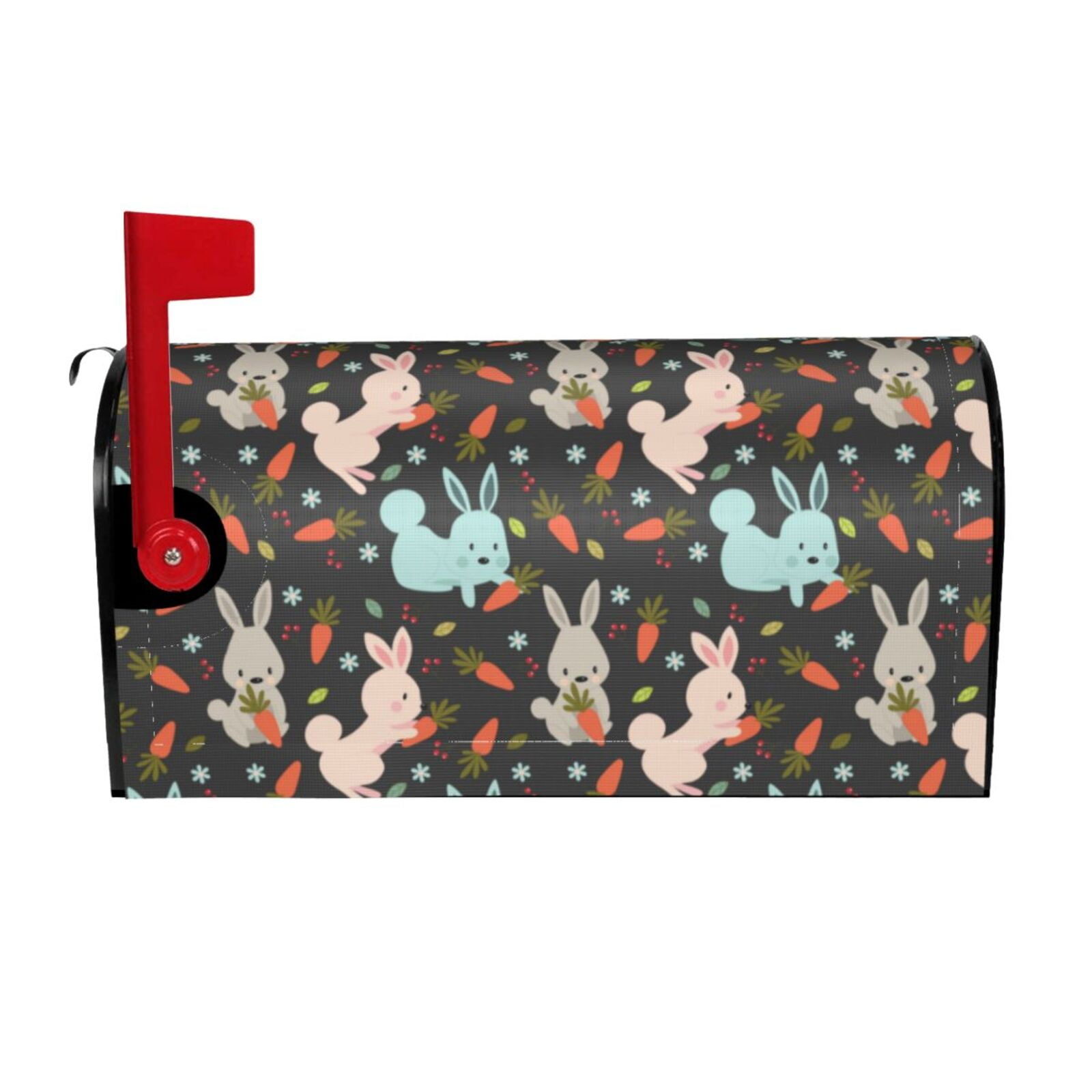 Sigee Rabbit Is Eating Carrots for Mailbox Cover Magnetic Waterproof ...