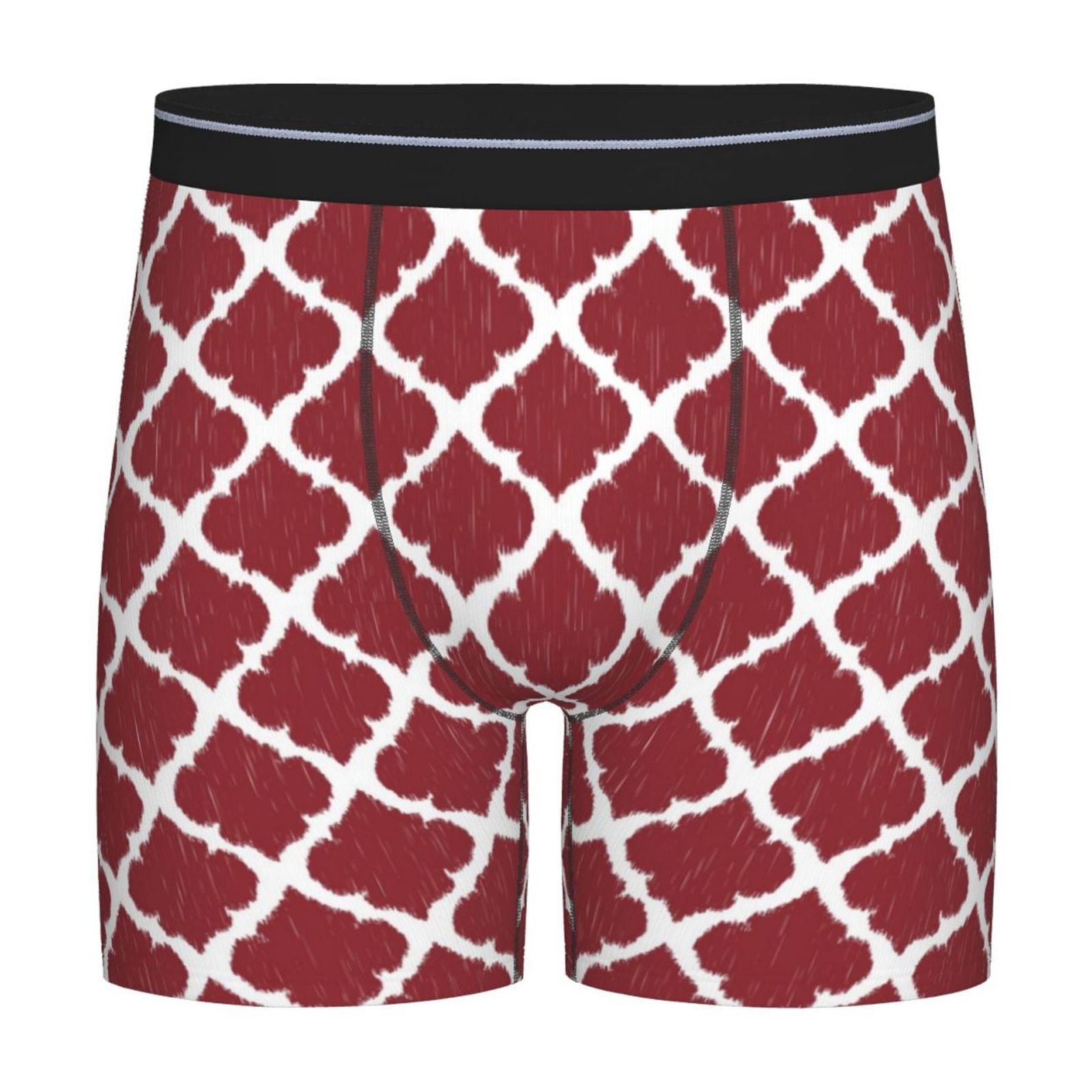 Sigee Red Moroccan for Men's Boxer Briefs,Moisture Wicking and ...
