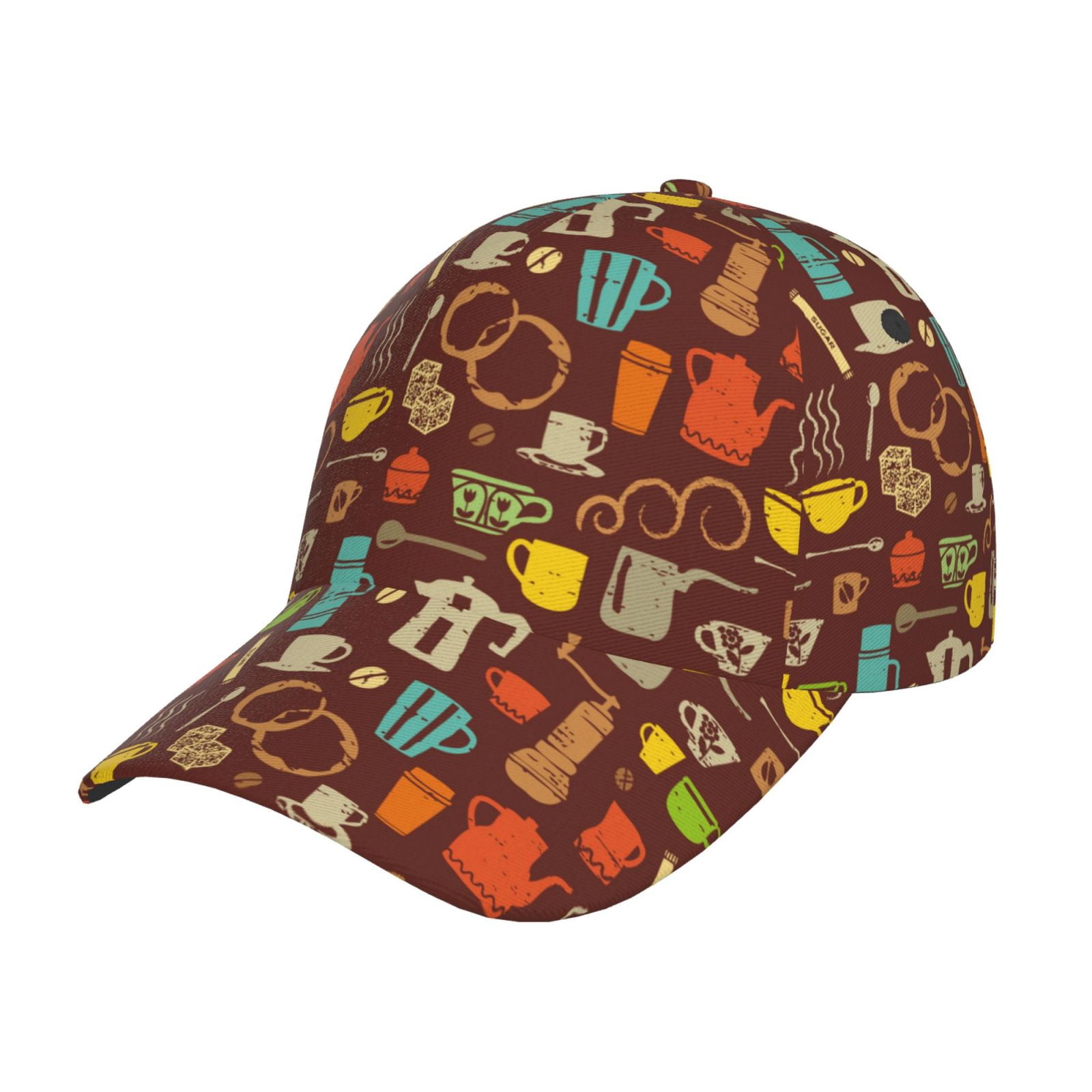 Sigee Retro Coffee for Fashionable curved brim baseball cap for Men ...