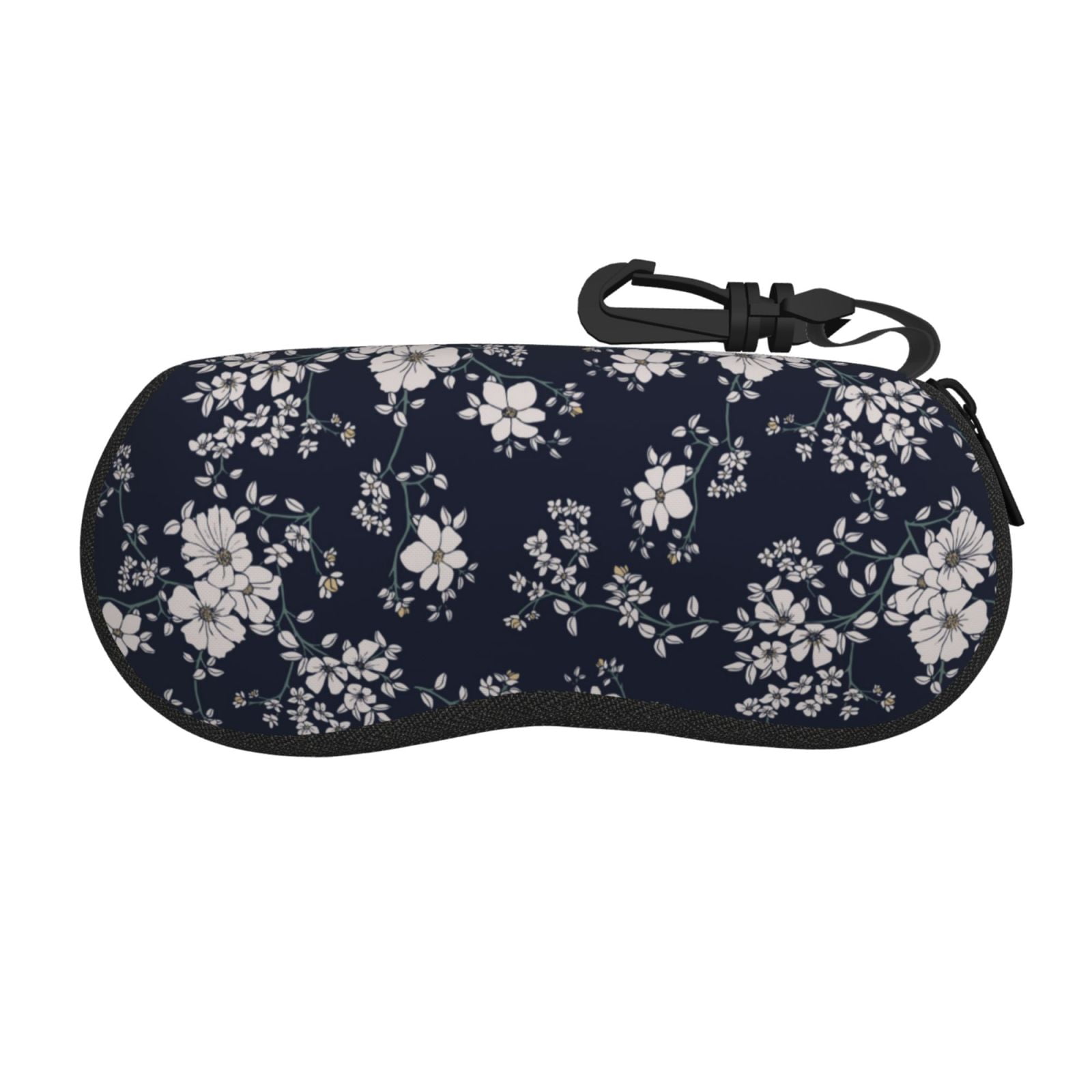 Sigee Retro Flower For Soft Eyeglass Cases For Women And Men Zipper Portable Spectacle Cases